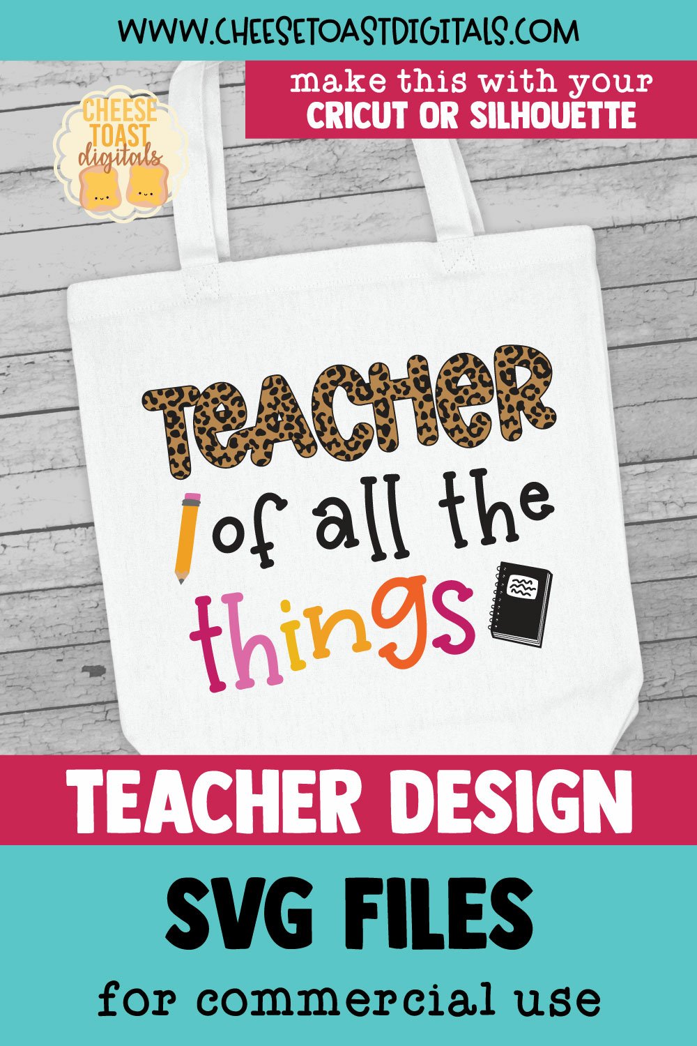 Leopard Print Teacher SVG | Teacher Of All The Things
