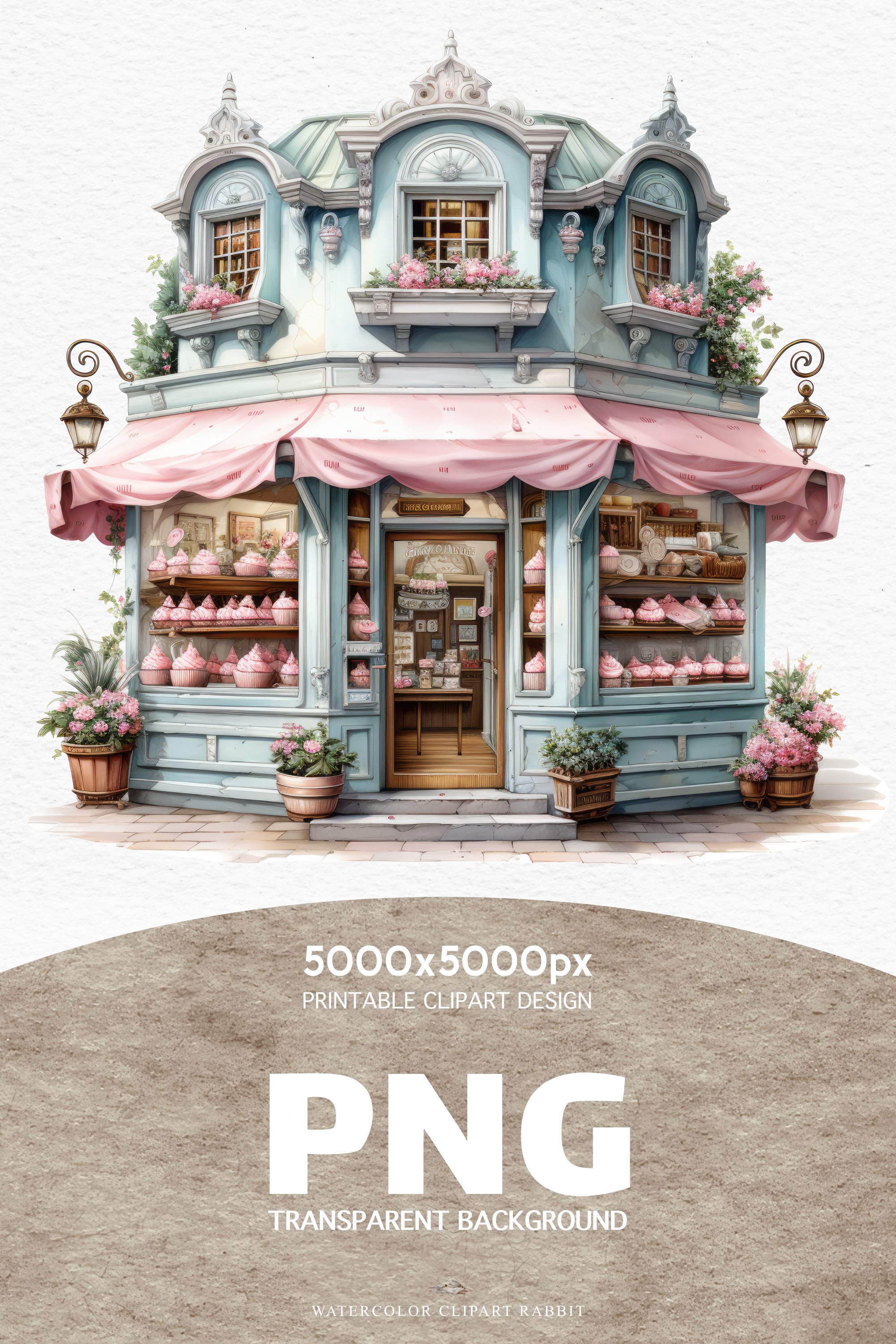 Fantasy Pastel Store Bakery Shop Cafe House Architecture