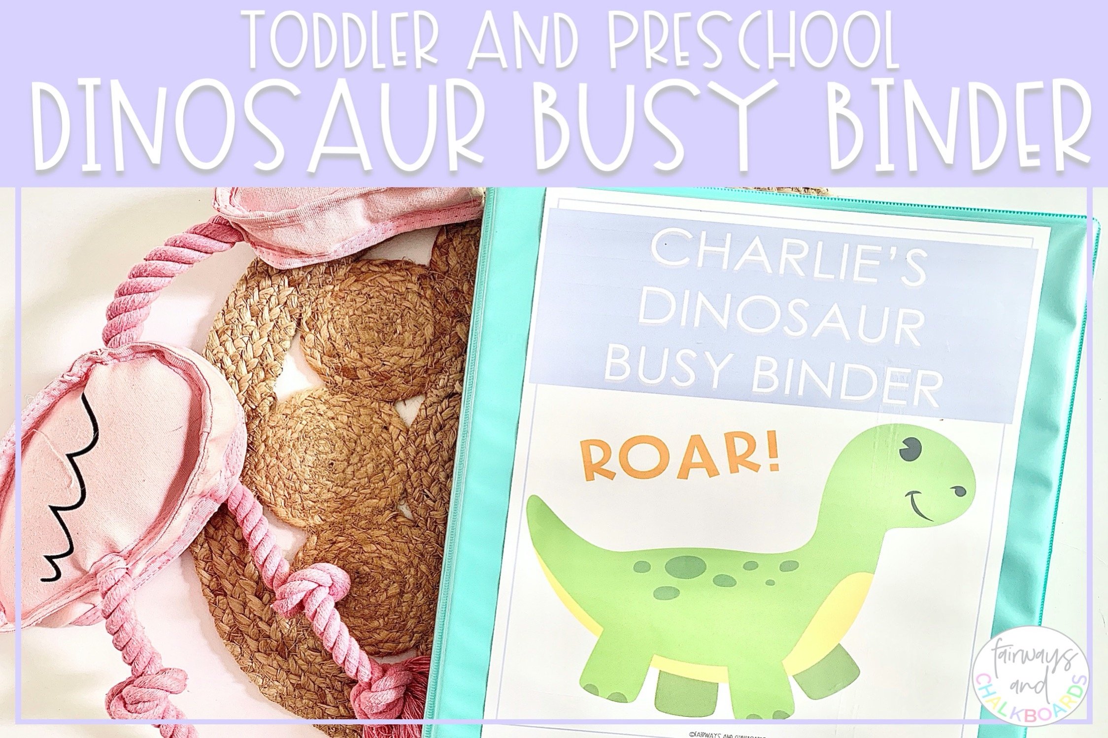 Dino Busy Binder | Toddler and Preschool Activities