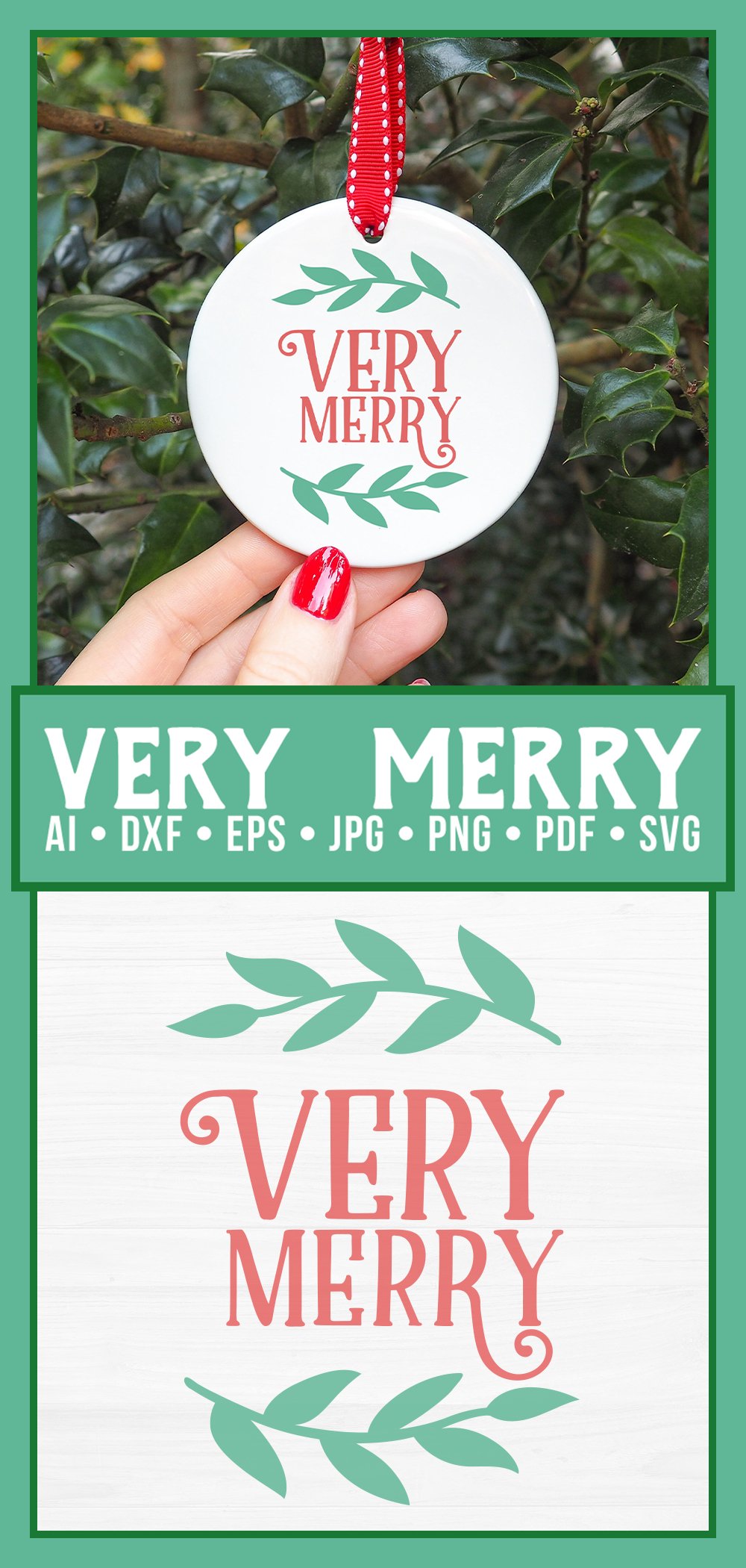 Very Merry SVG