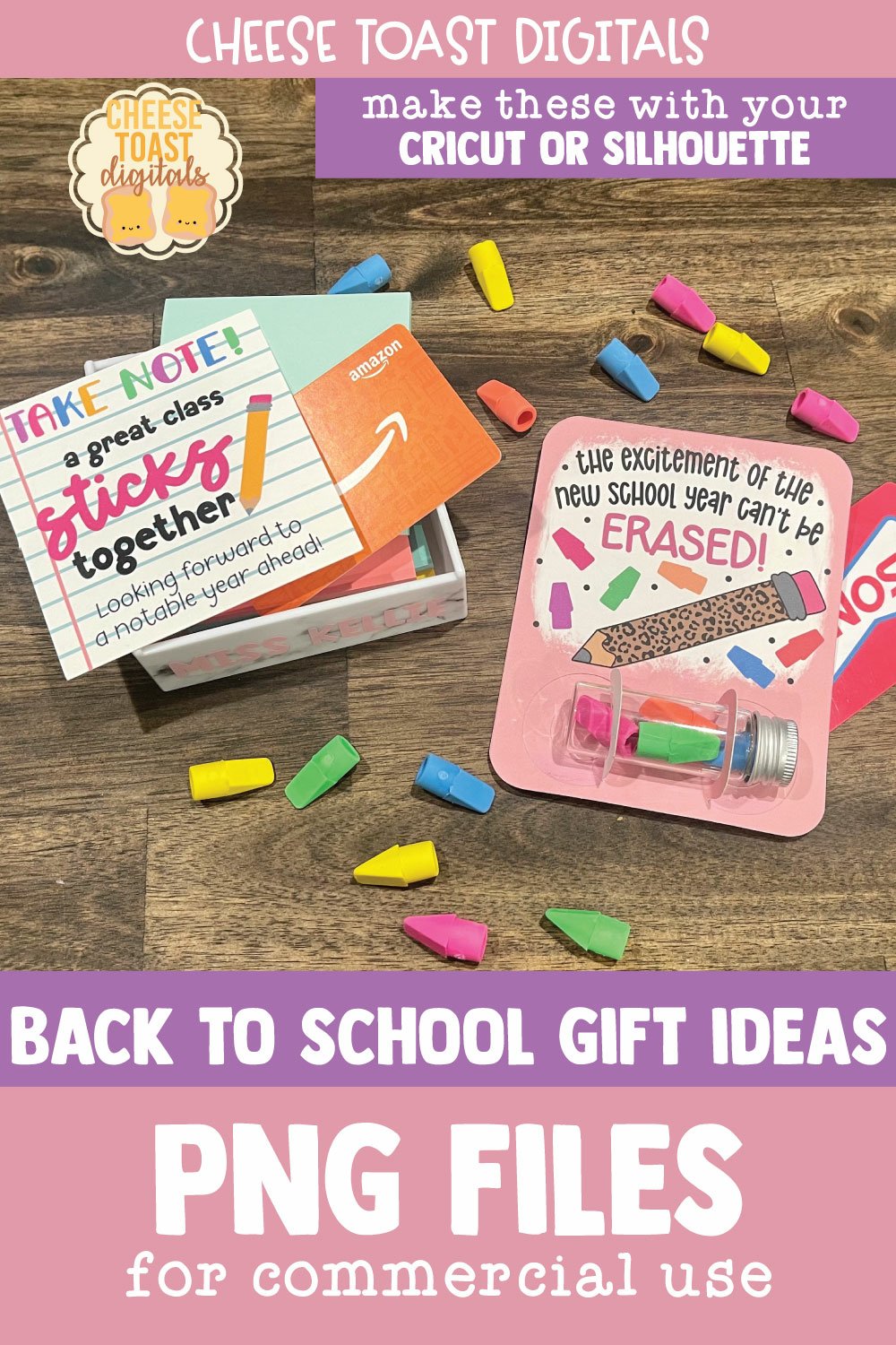 Back to School Teacher Gift PNG Printable Bundle