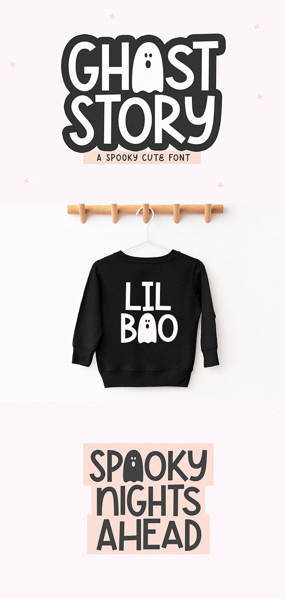 Ghost Story - Spooky Cute Halloween Font