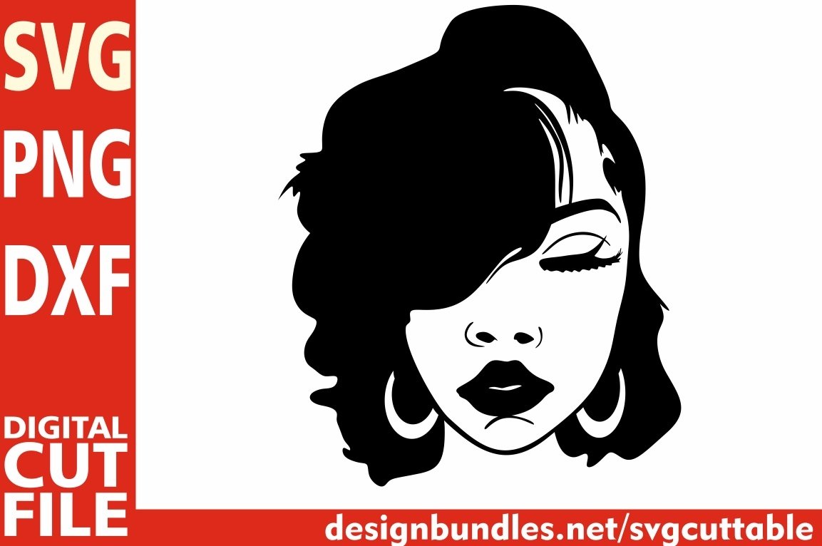 Beauty Woman svg, Afro Woman, Hairstyle svg, Asian Girl svg