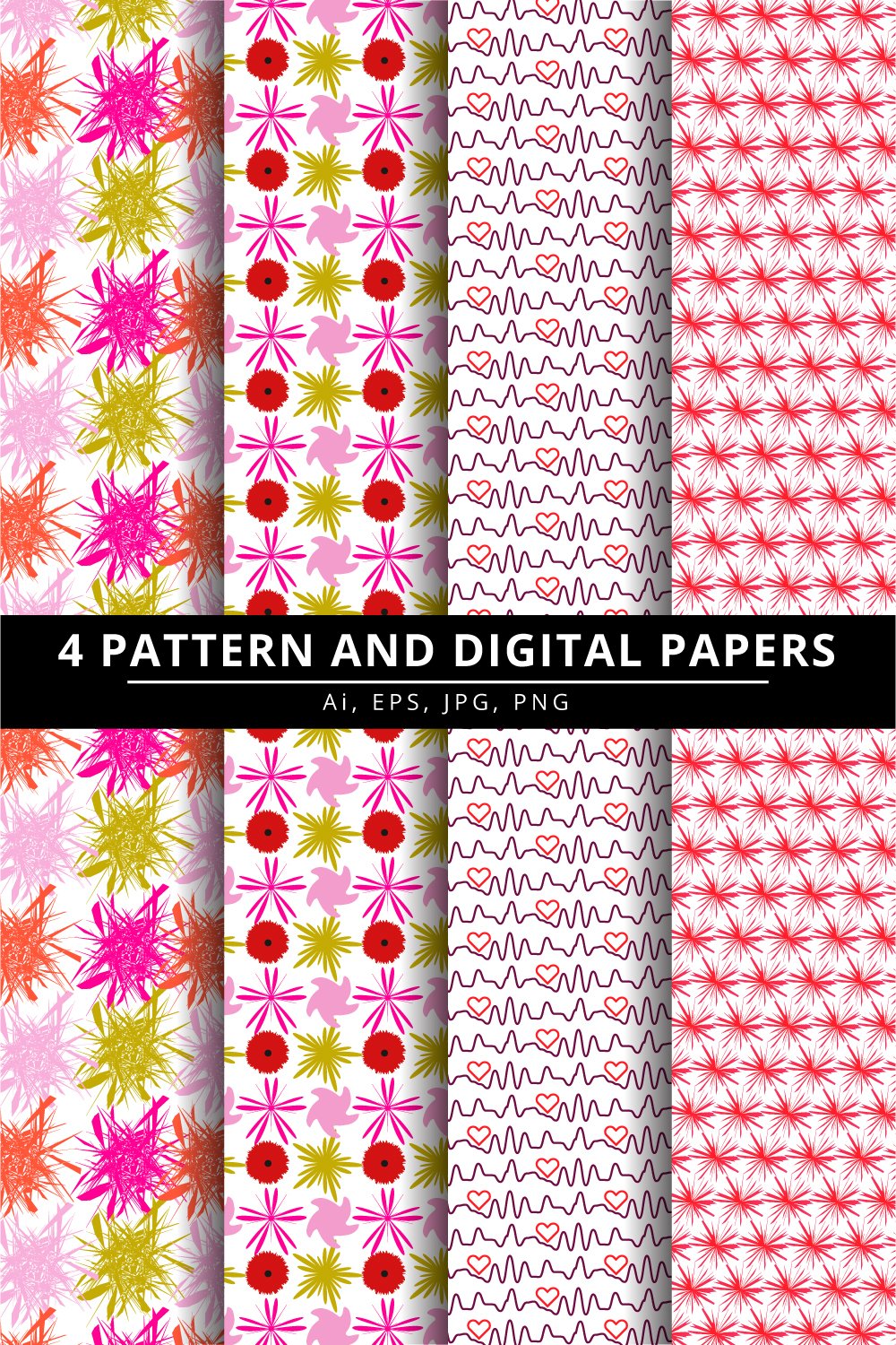 Vector Modern Seamless Pattern and Digital Paper (2208001)