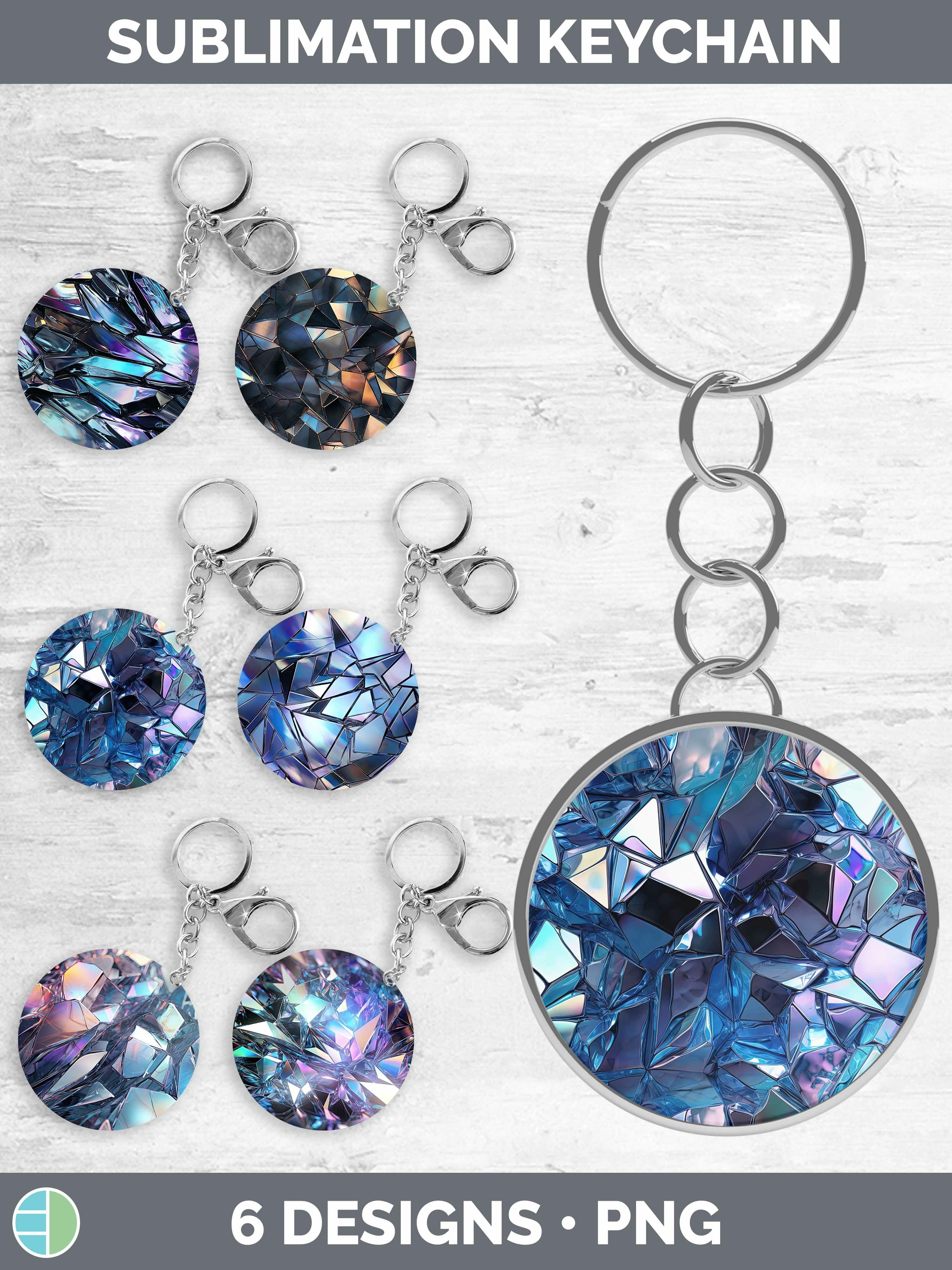 Holographic Slate Keychain | Bundle Keyring Designs