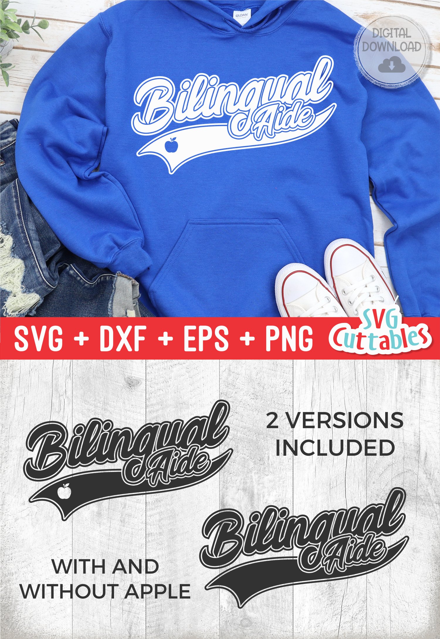 Bilingual Aide SVG | Swoosh