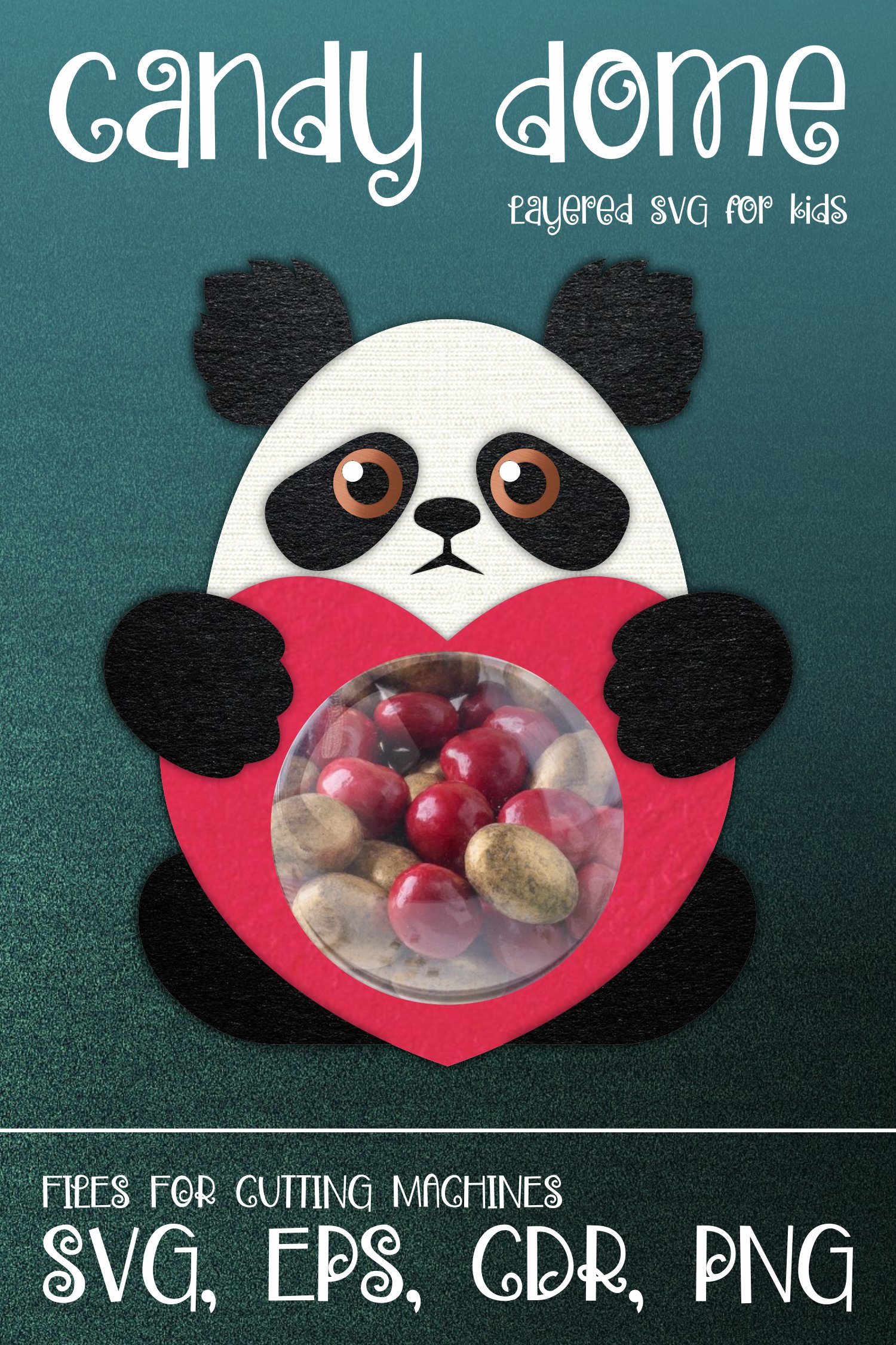 Panda Candy Dome | Paper Craft Template