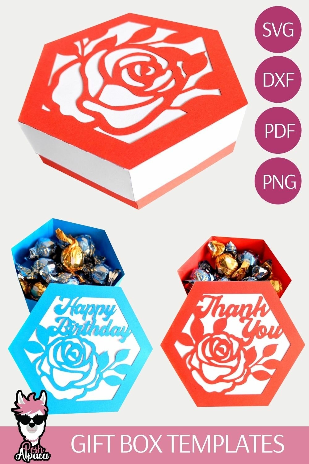 Gift box templates