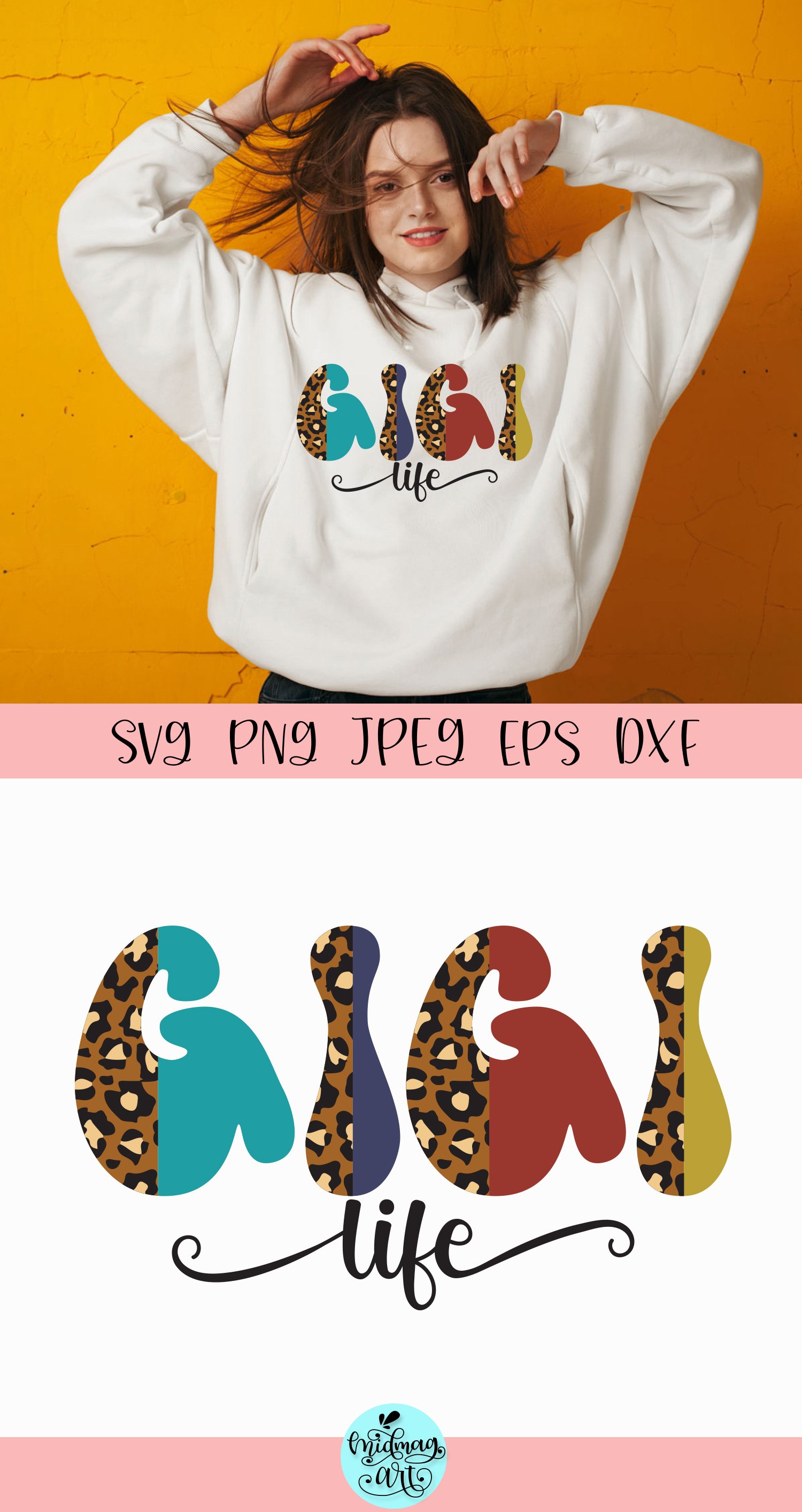 Gigi life svg, grandma svg