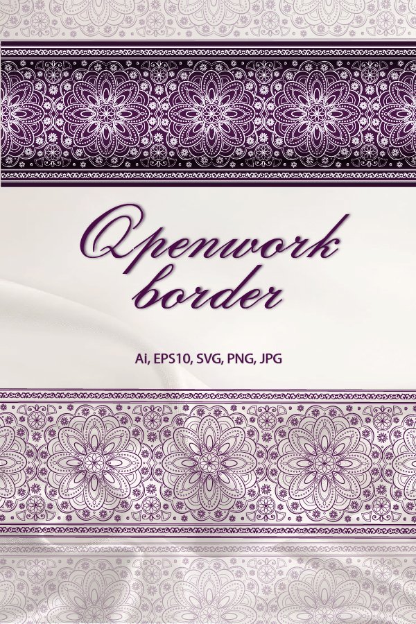 Seamless openwork borders (1080290)