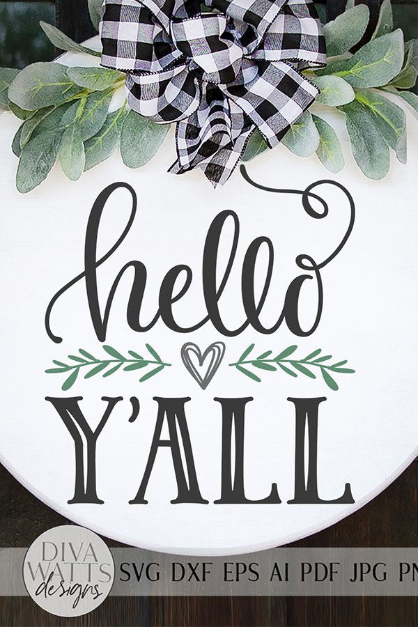 Hello Y'all SVG