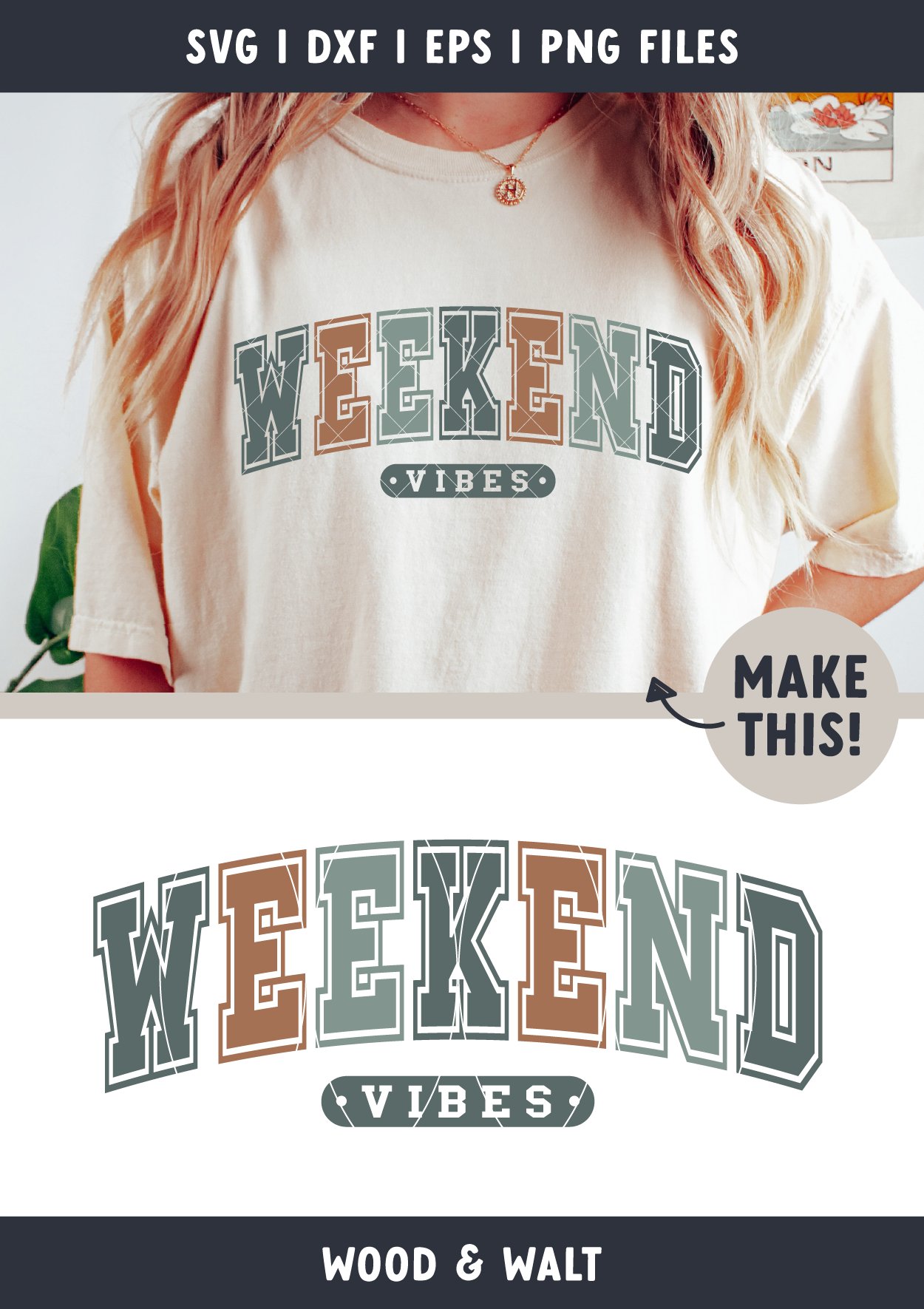 Weekend Vibes SVG | Weekend Shirt SVG