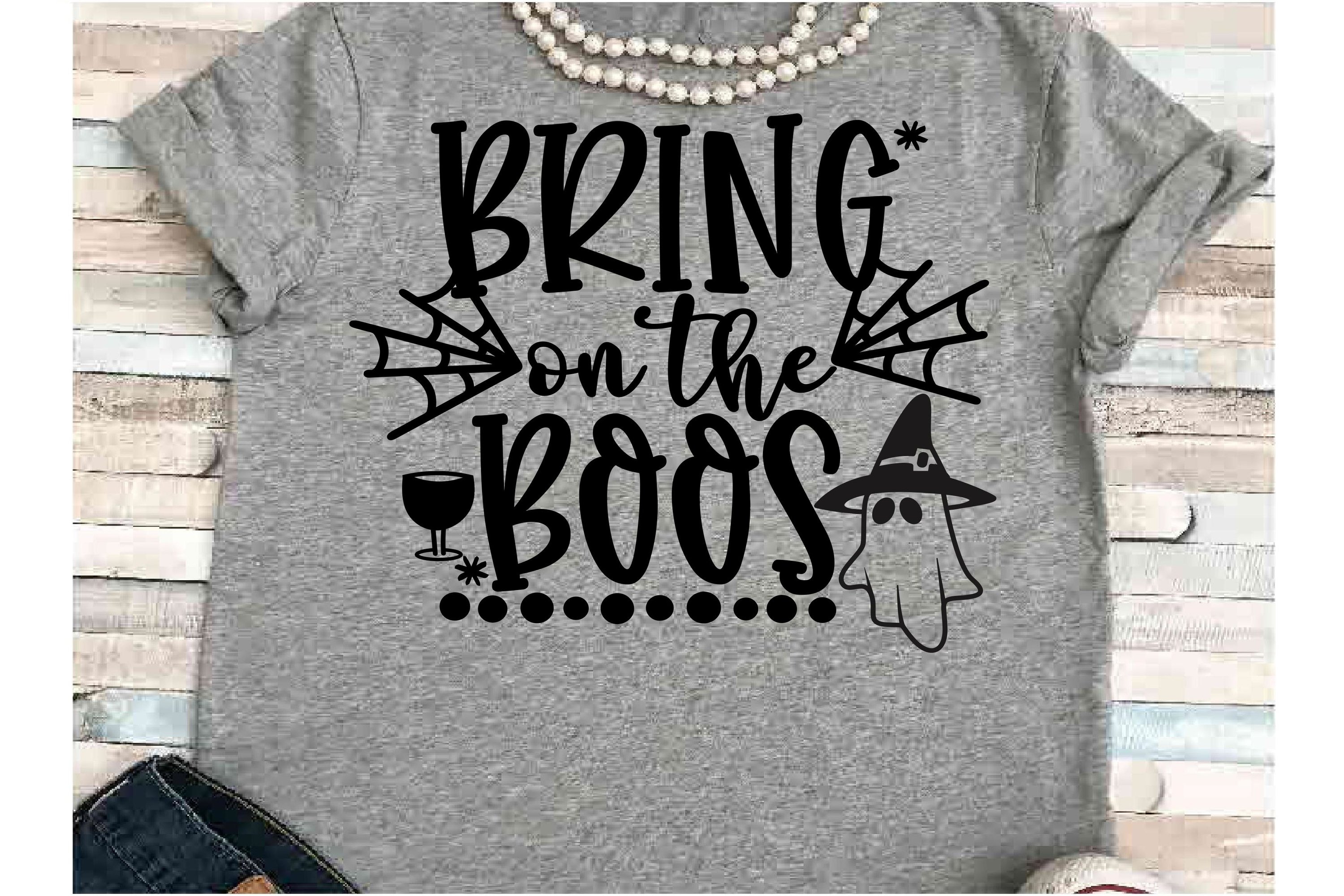 Bring on the boos svg JPEG Silhouette Cameo Cricut halloween