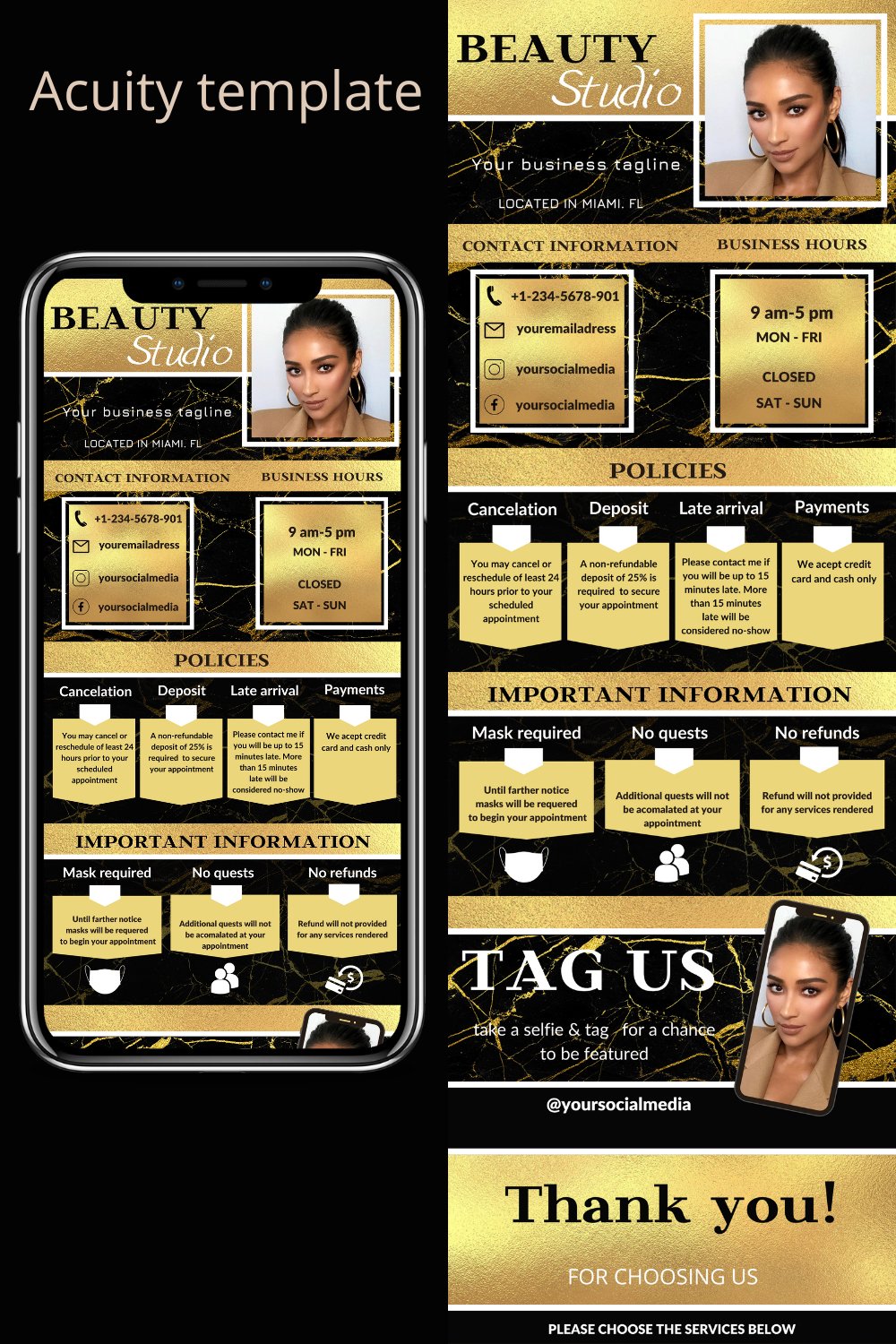 Acuity site design Black Gold