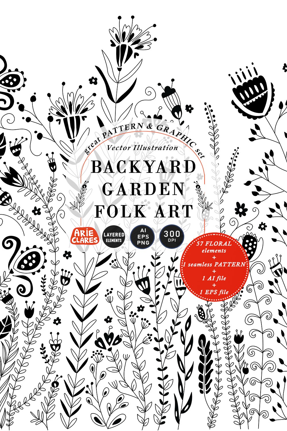 Backyard Garden Folk Art