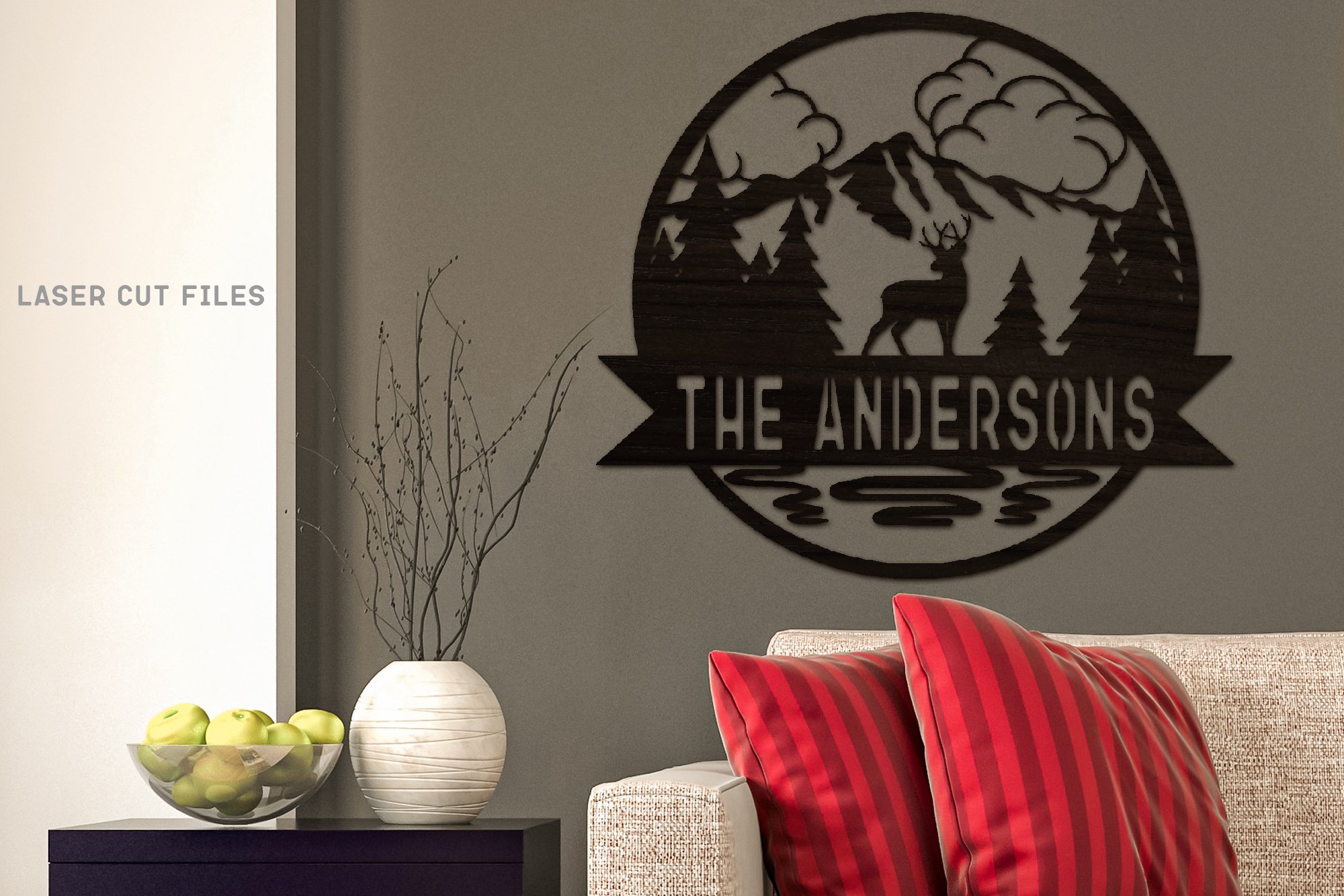 Mountain Sign SVG | Animal SVG Bundle | Monogram SVG