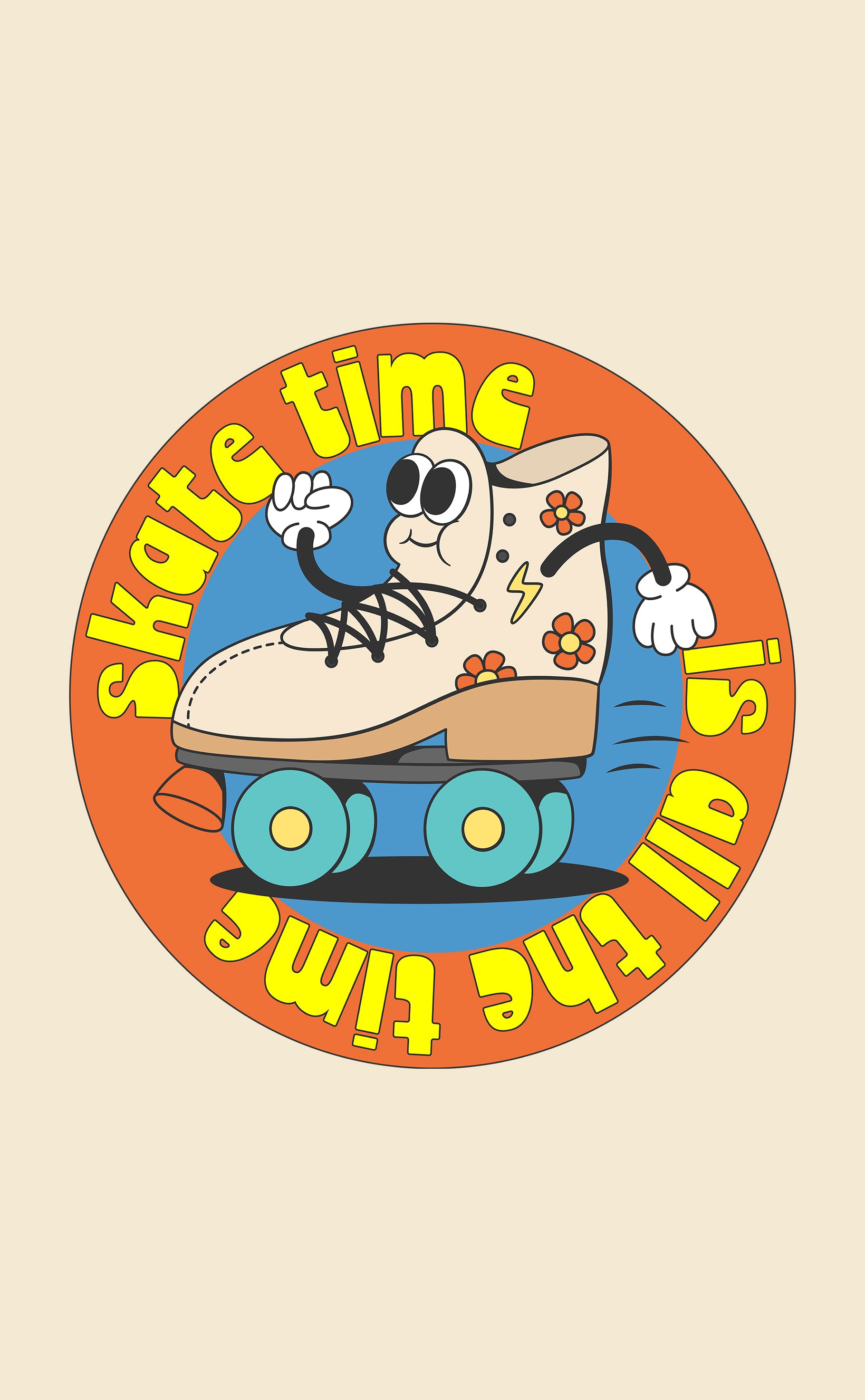 Retro Roller-Skate Design