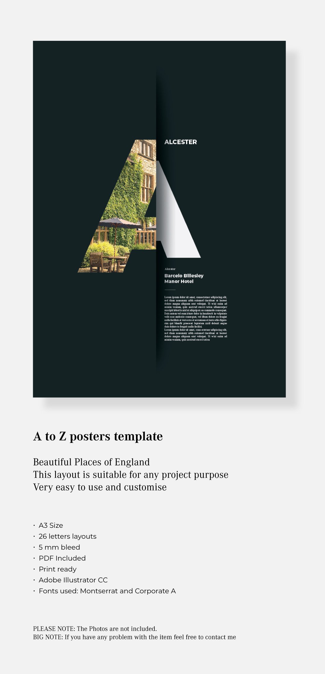 A to Z Business Corporate Posters BUNDLE Template
