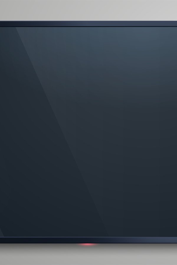 Realistic tv screen. Lcd modern blank display, television