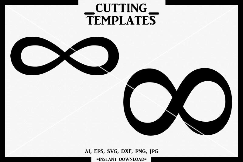 Infinity Symbol SVG, Infinity, Silhouette, Cricut, Cameo