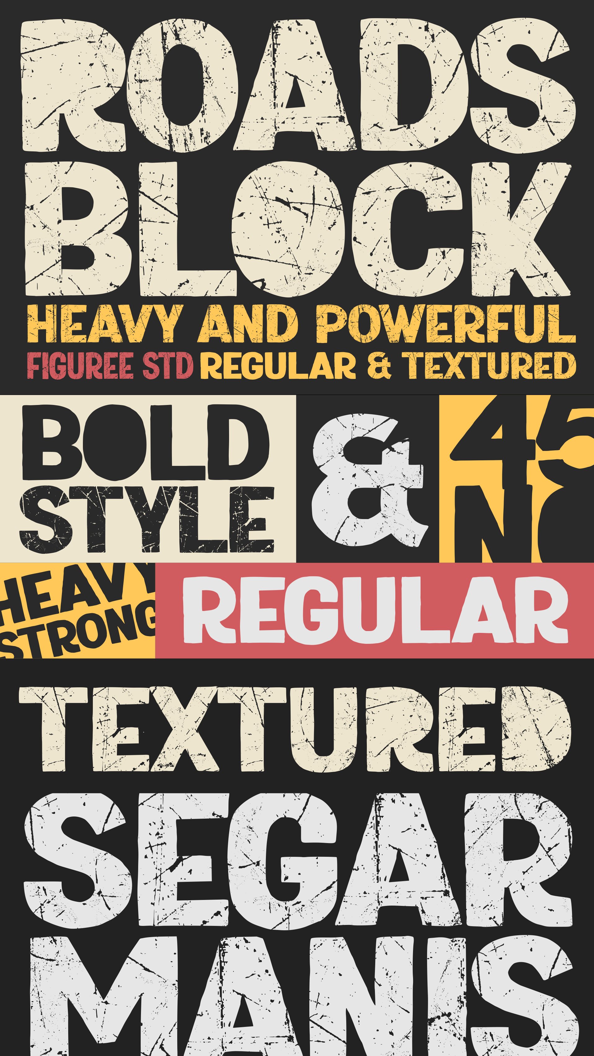 Roads Block - Heavy and Powerful Font