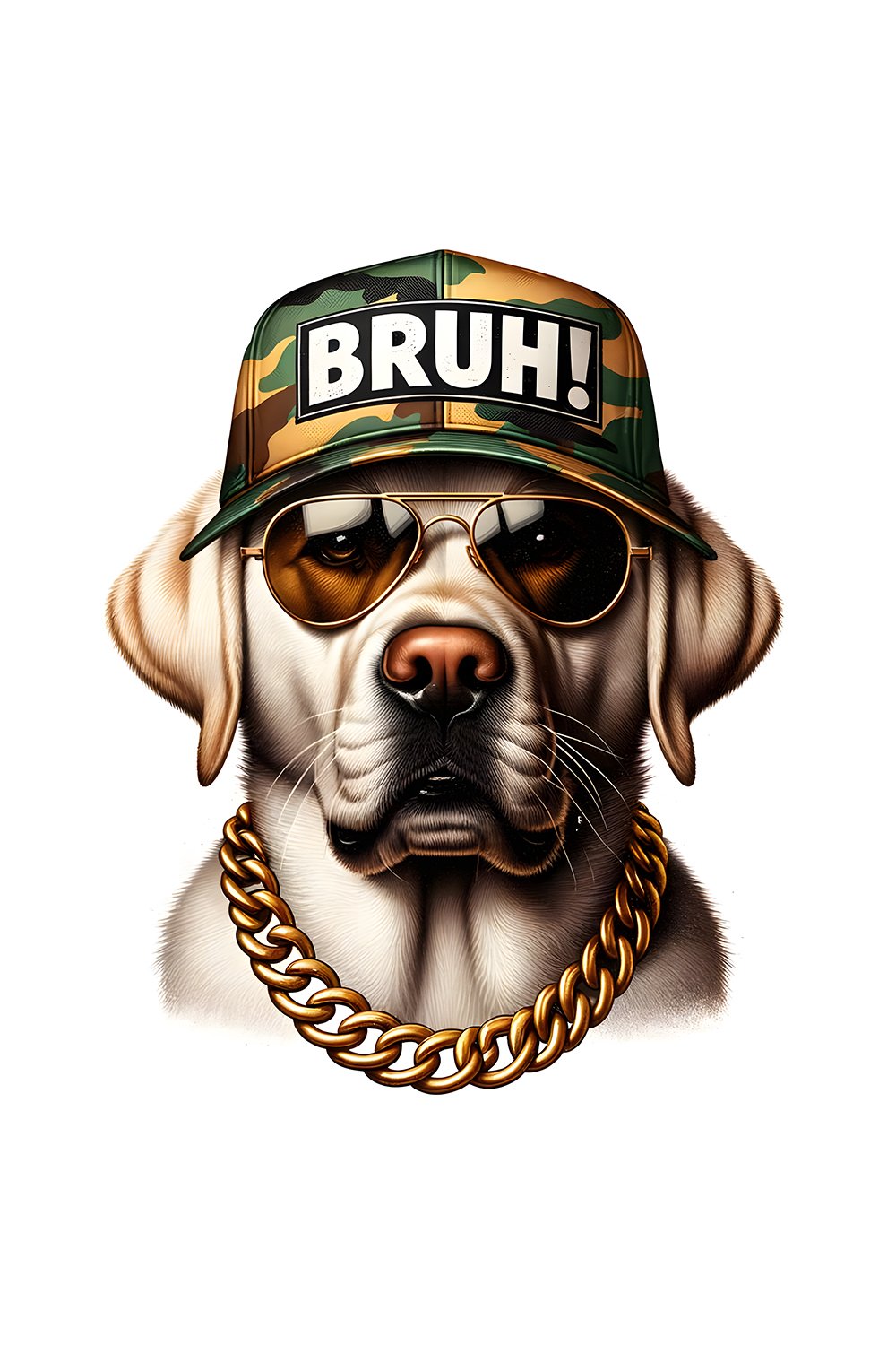 Bruh Dog Sublimation Design (3689547)