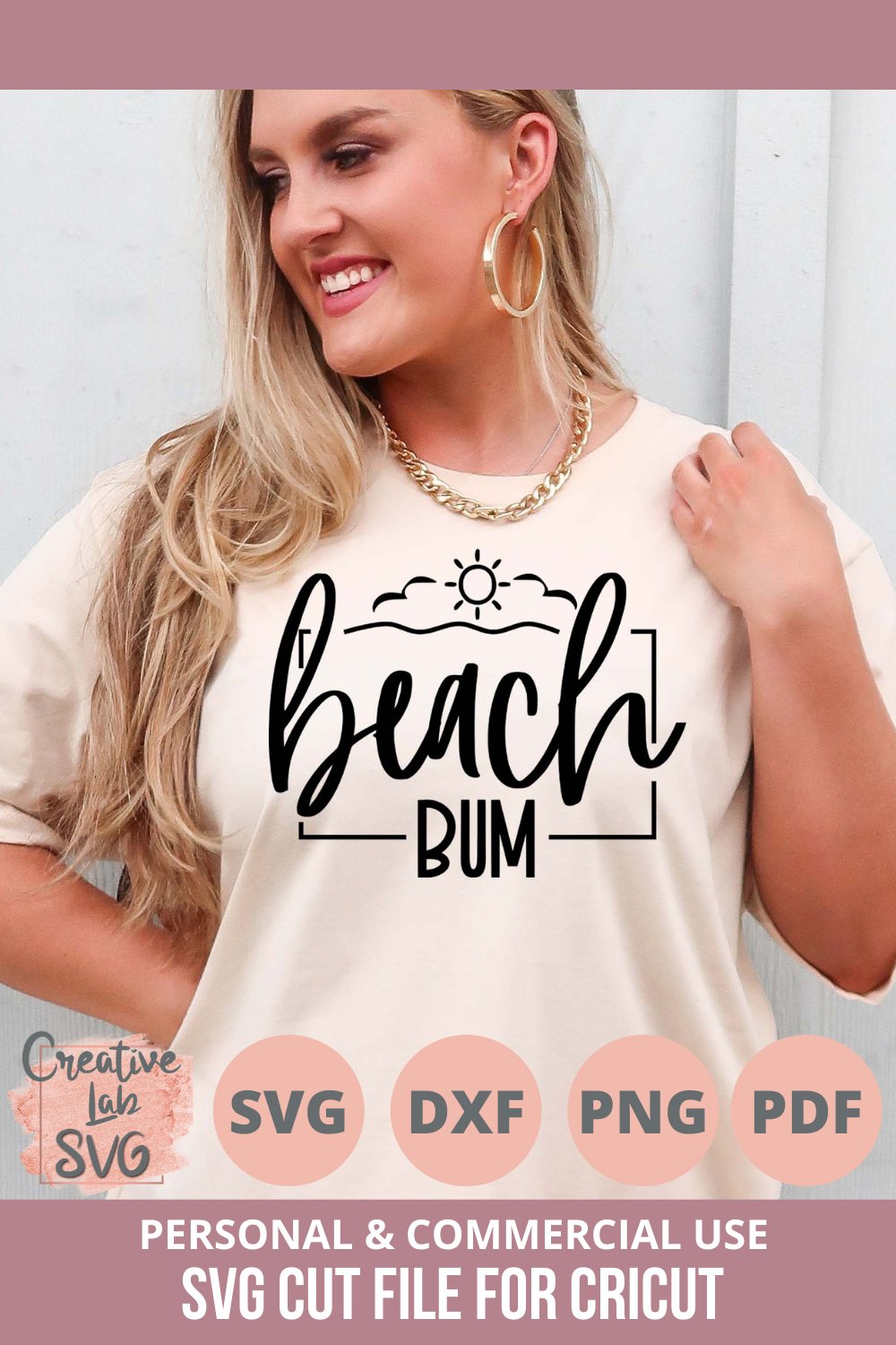 Beach Bum Svg, Png for Cricut & Sublimation, Summer Svg
