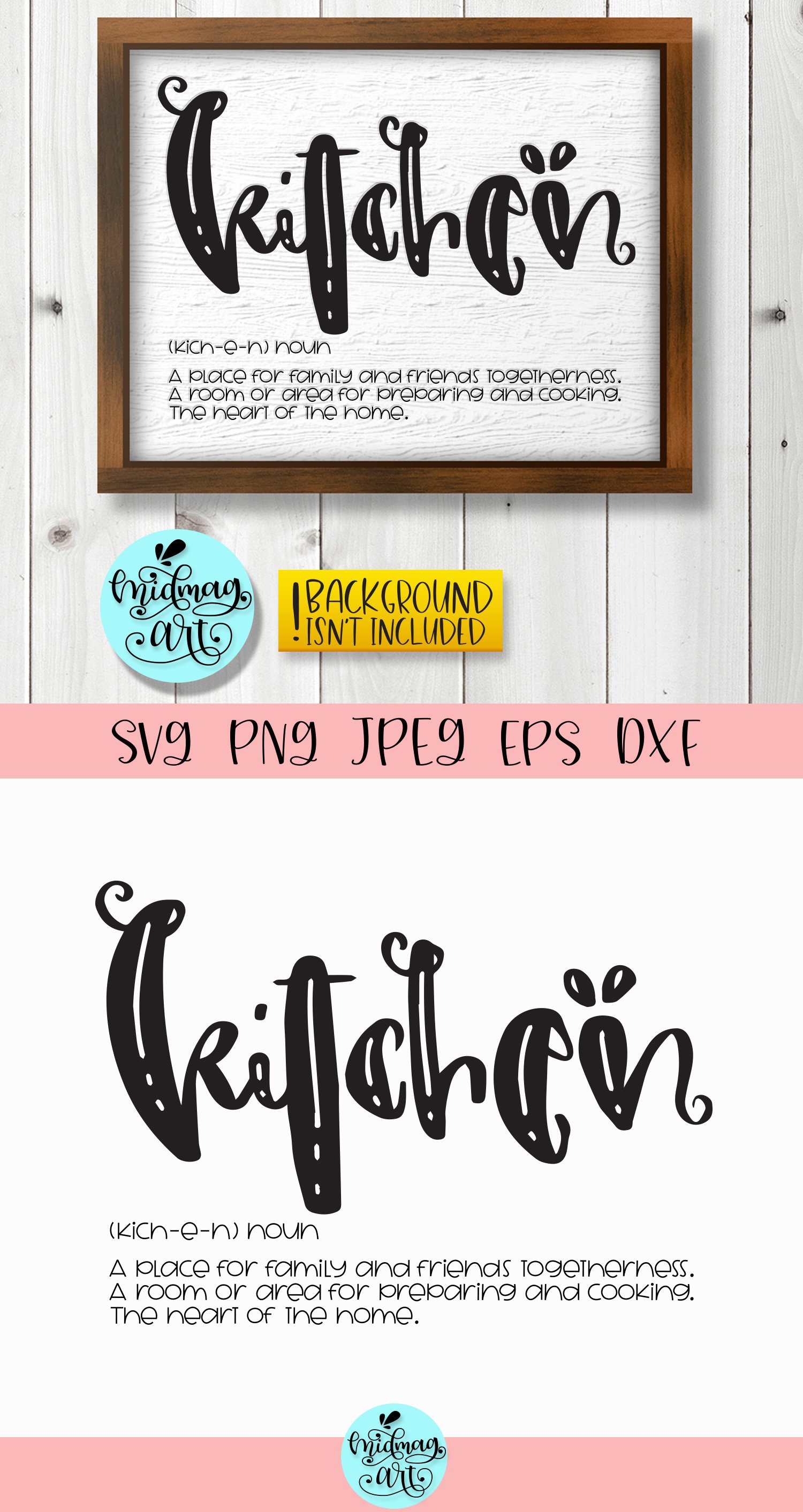 Kitchen definition sign svg, home decor svg (1280515)