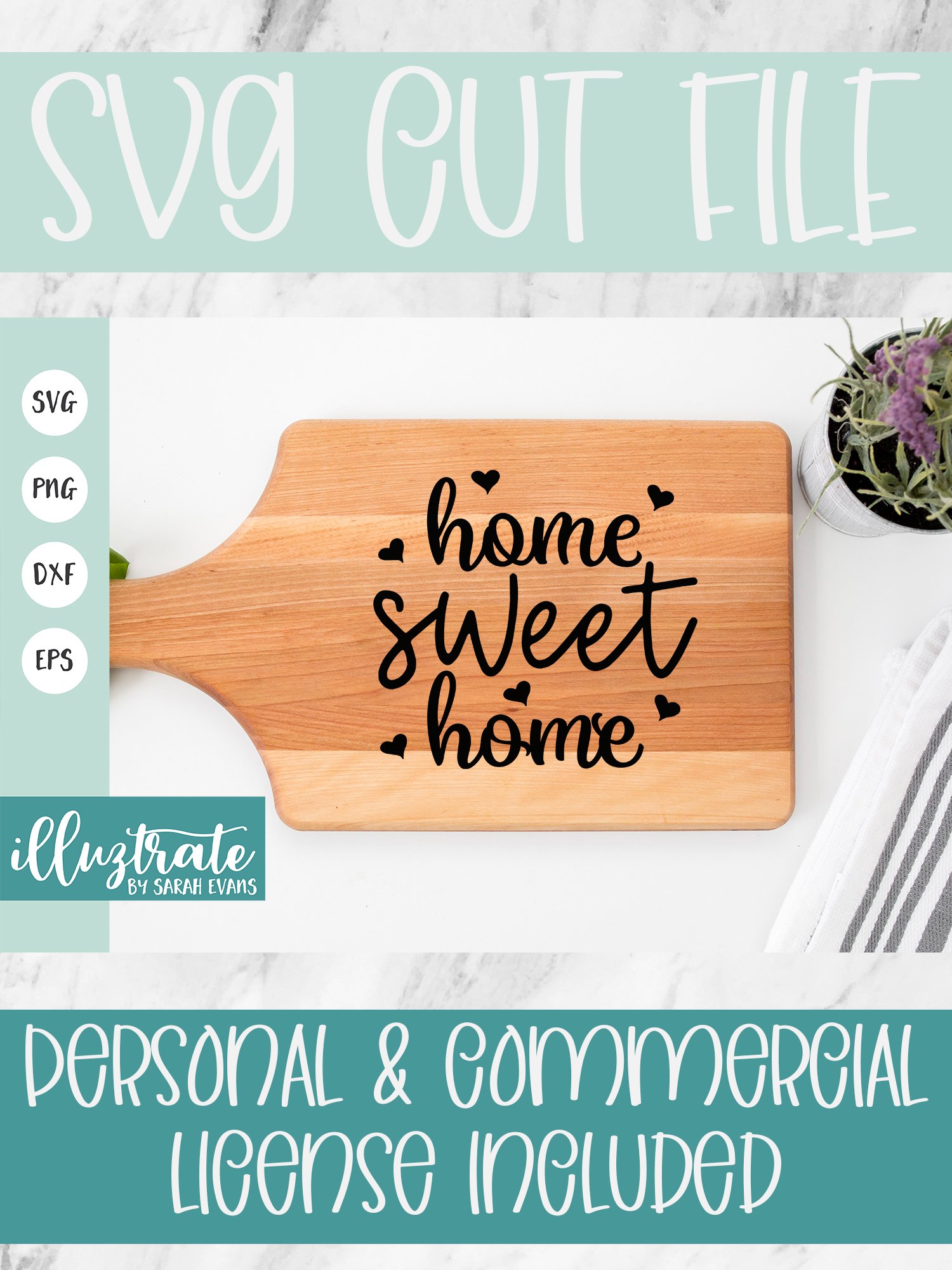 Home Sweet Home SVG Cut File (176993)