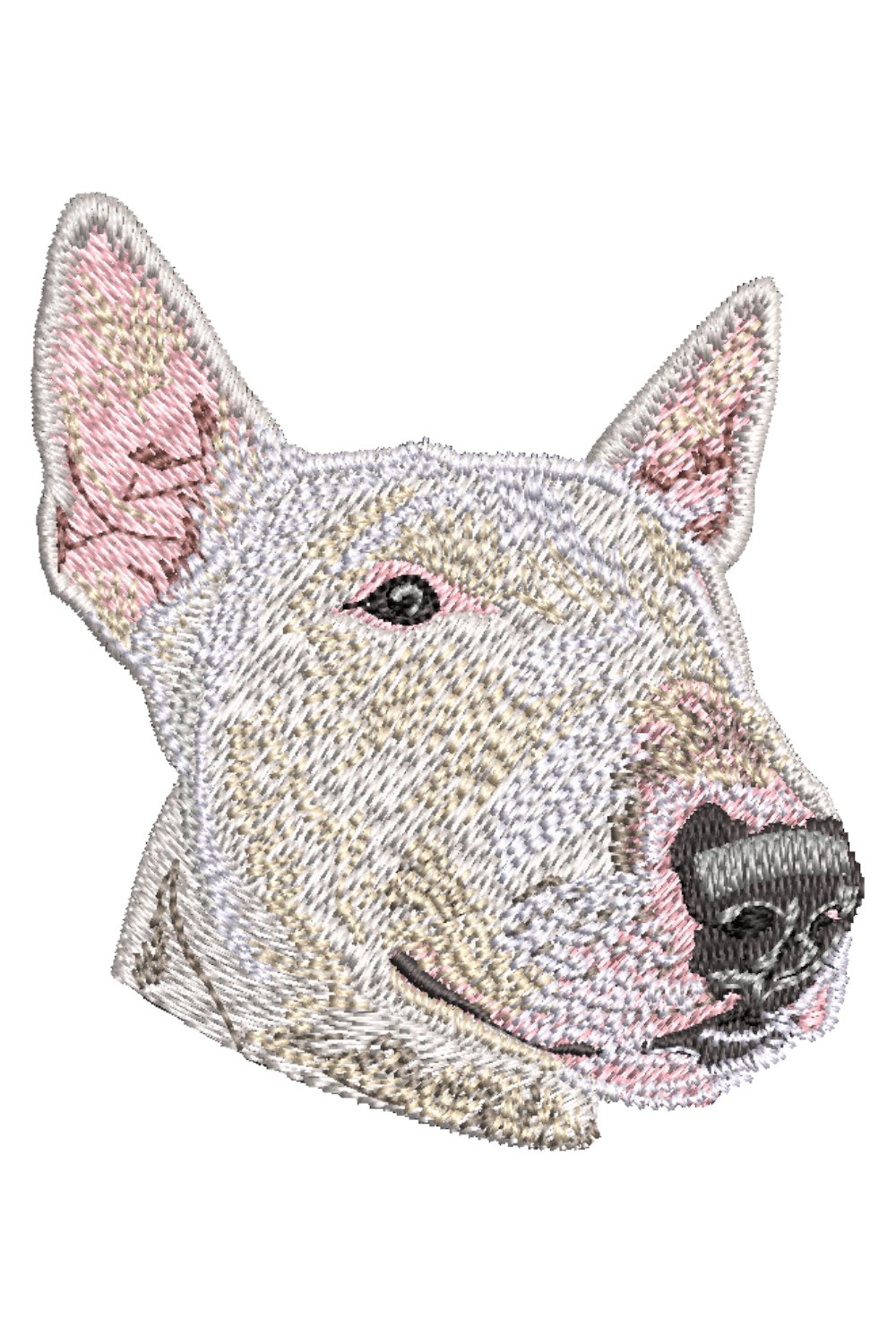 Bull Terrier Machine Embroidery Design