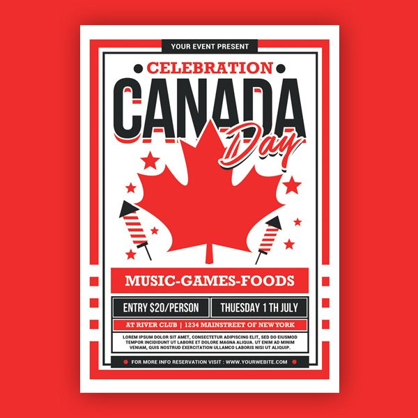 Canada Day Celebration Flyer (1403321)