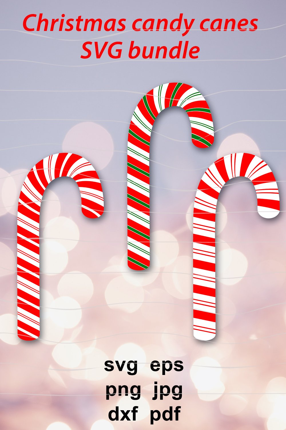 Candy cane svg bundle, peppermint svg, Christmas sweets svg