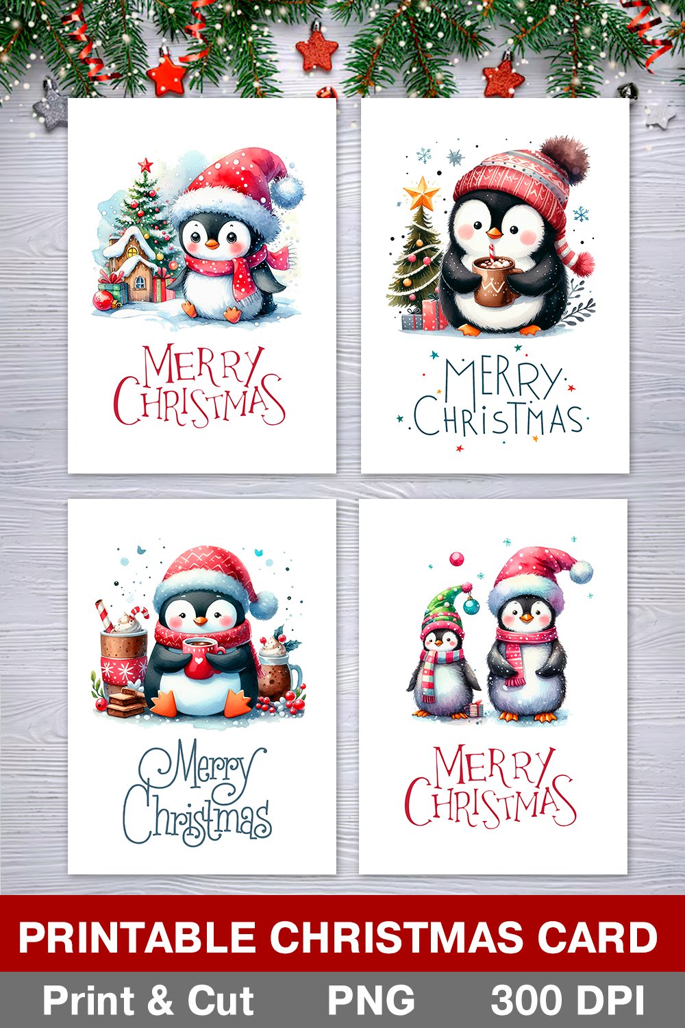 Merry Christmas Card printable