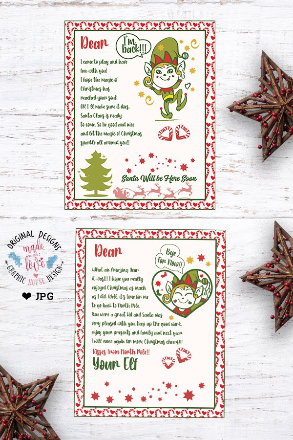 Printable Personalized Letter from Elf (983014)