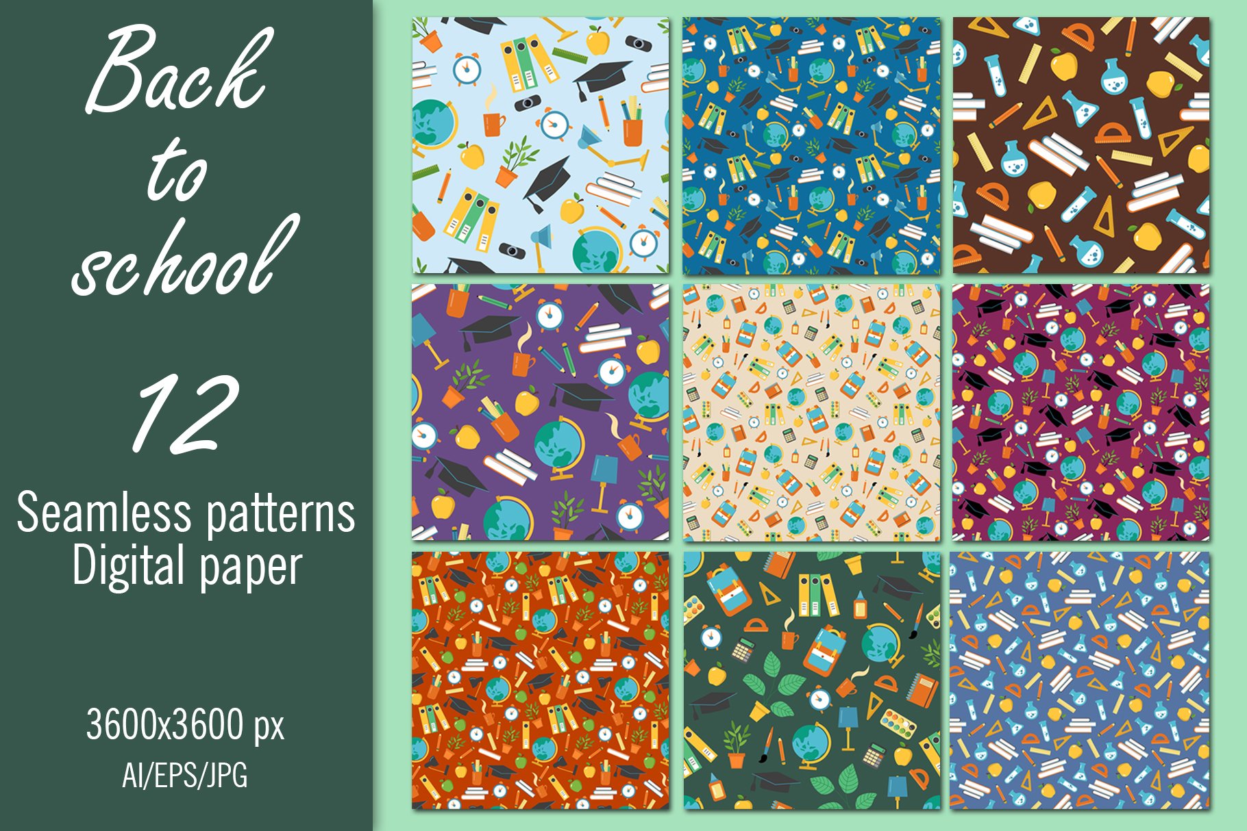 Back to school - Digital paper