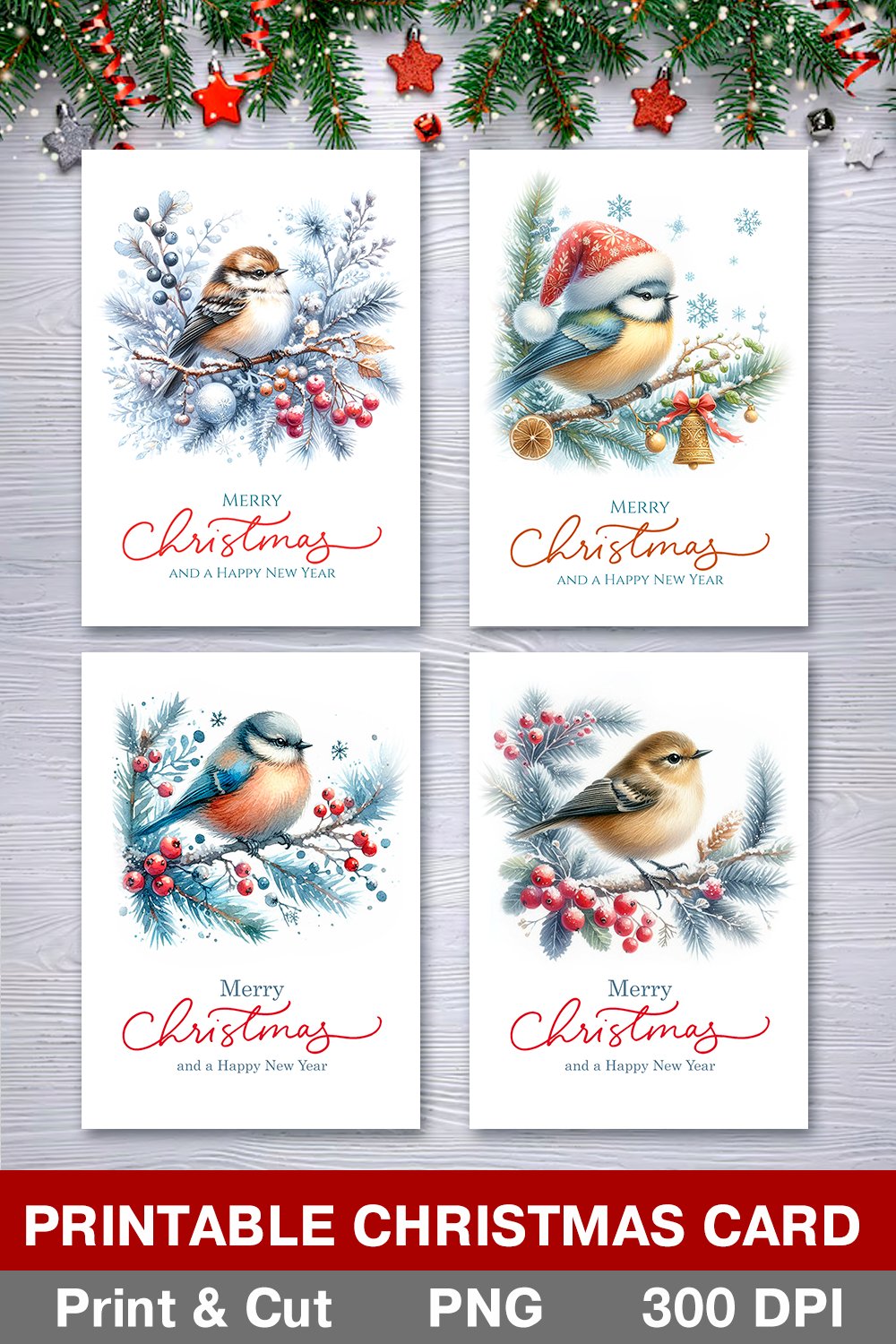 Merry Christmas Card printable