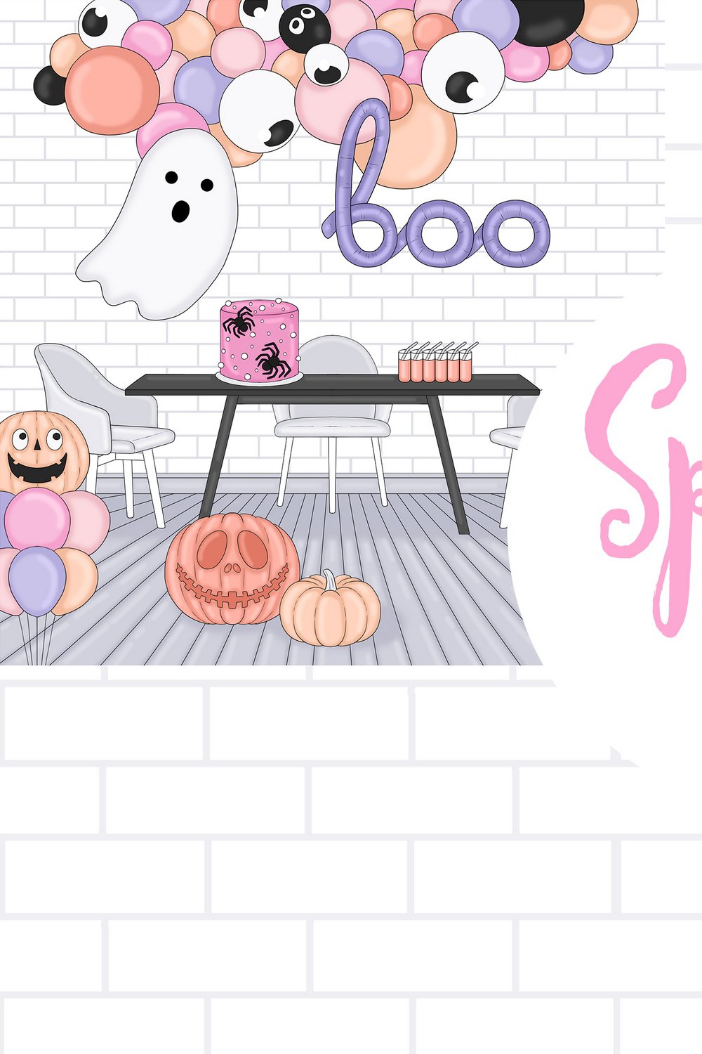 Trick Or Treat Clipart | Halloween Scene