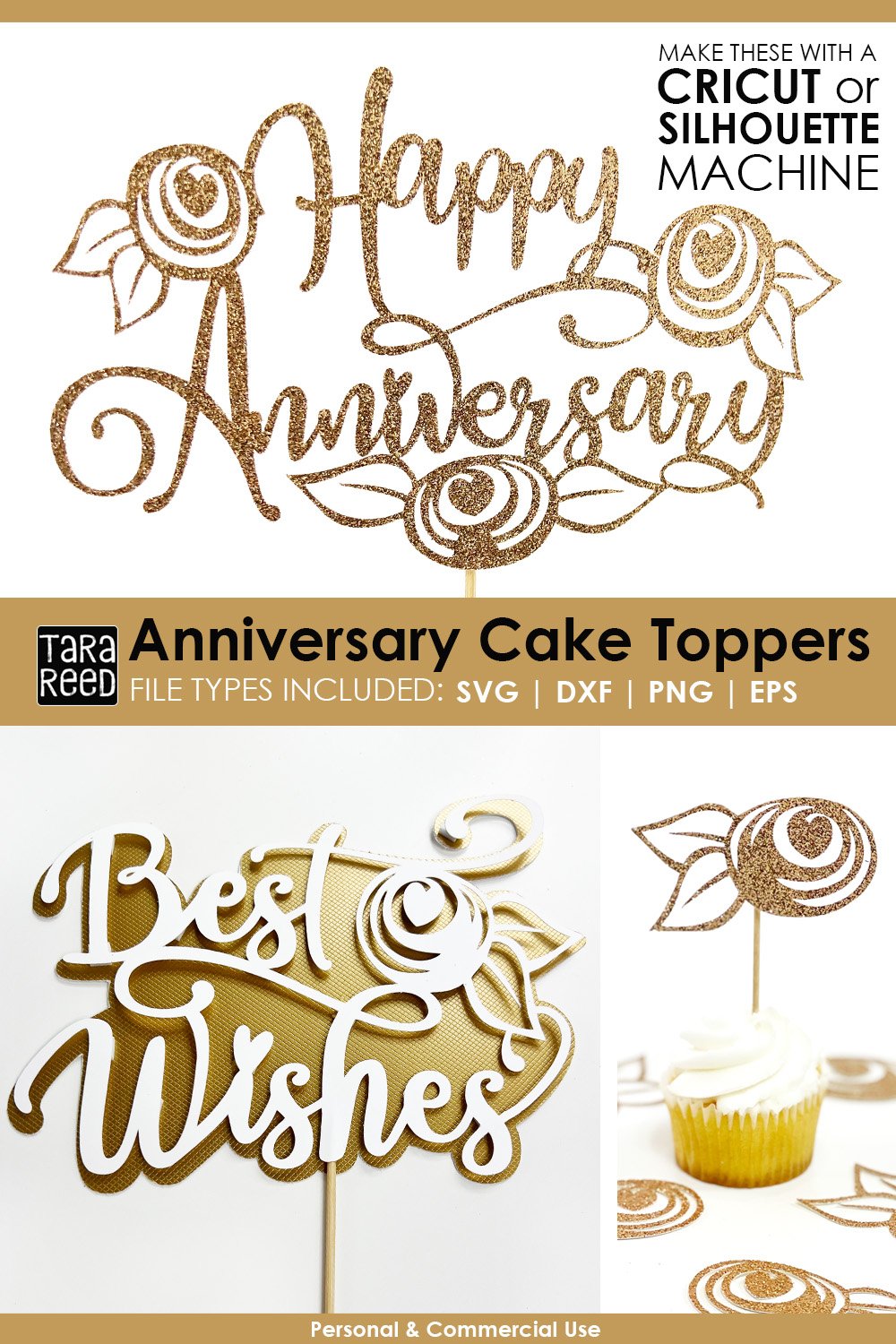 Anniversary Cake Toppers | Anniversary Party ideas