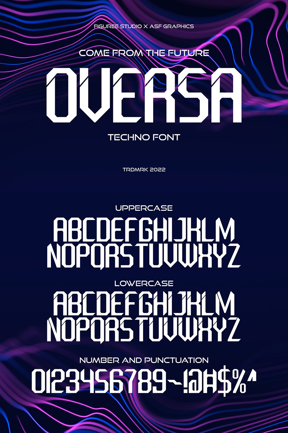 Oversa - Futuristic Font