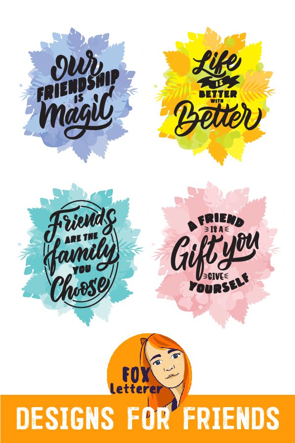Best friend sublimation. Friendship quote bundle
