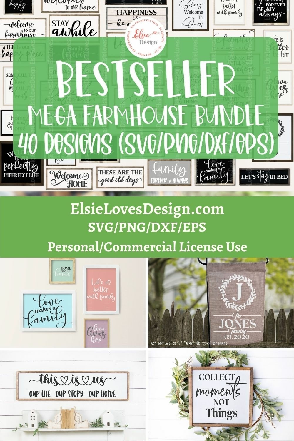 Bestseller Mega Farmhouse Bundle SVG Cut Files (1479256)