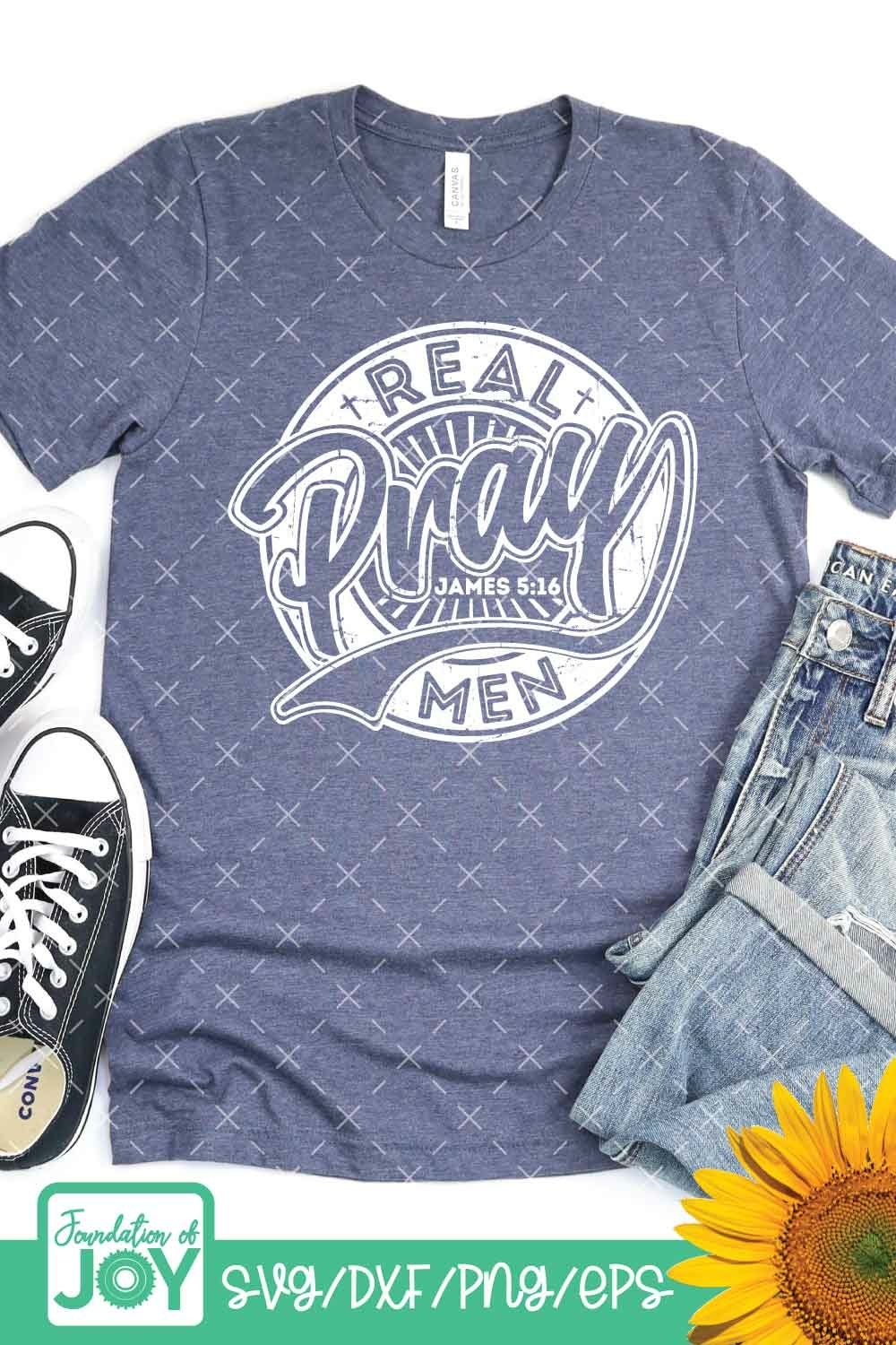 Real Men Pray svg, BIble Verse svg, Father's Day svg