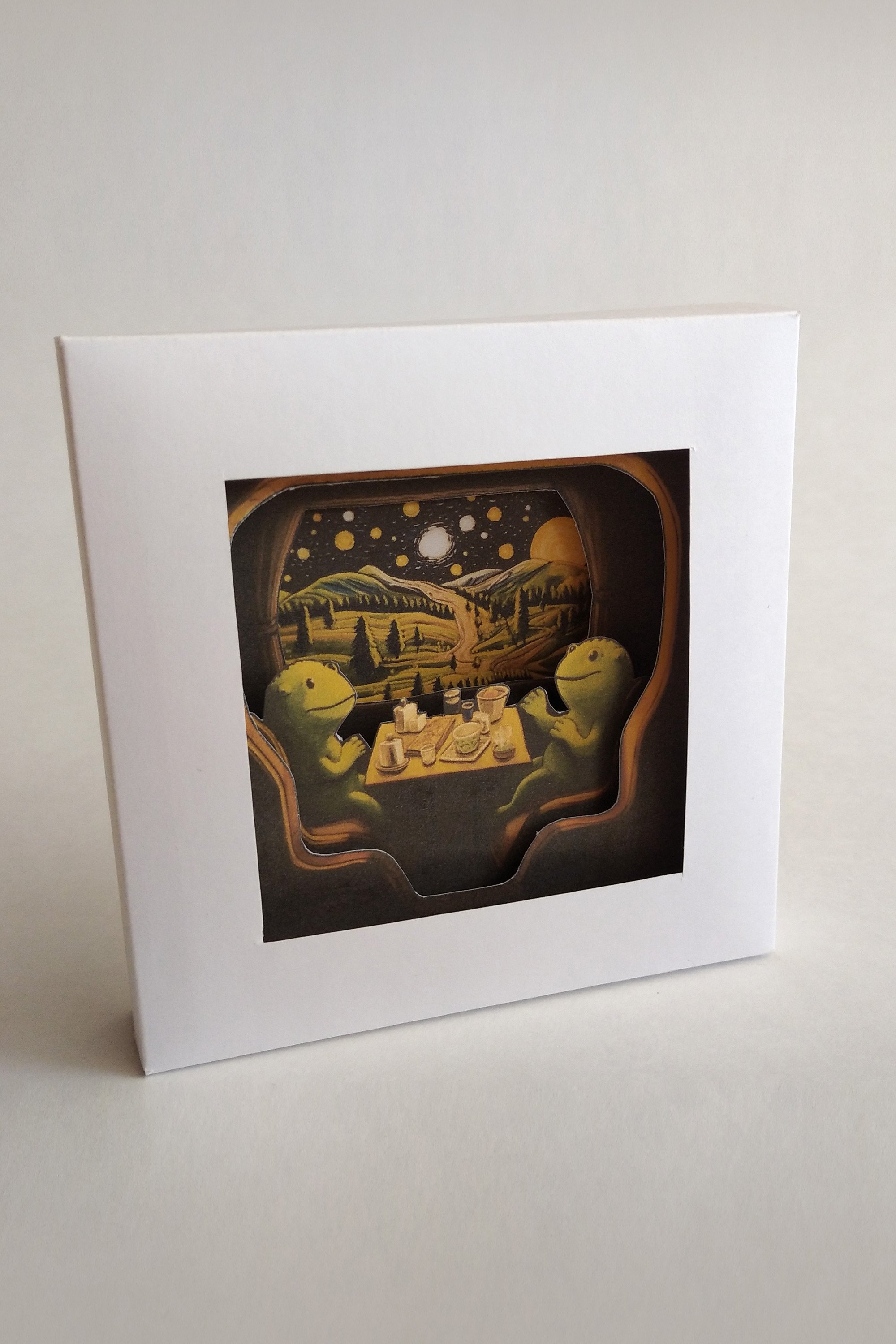 Shadow Box Template. In the Train