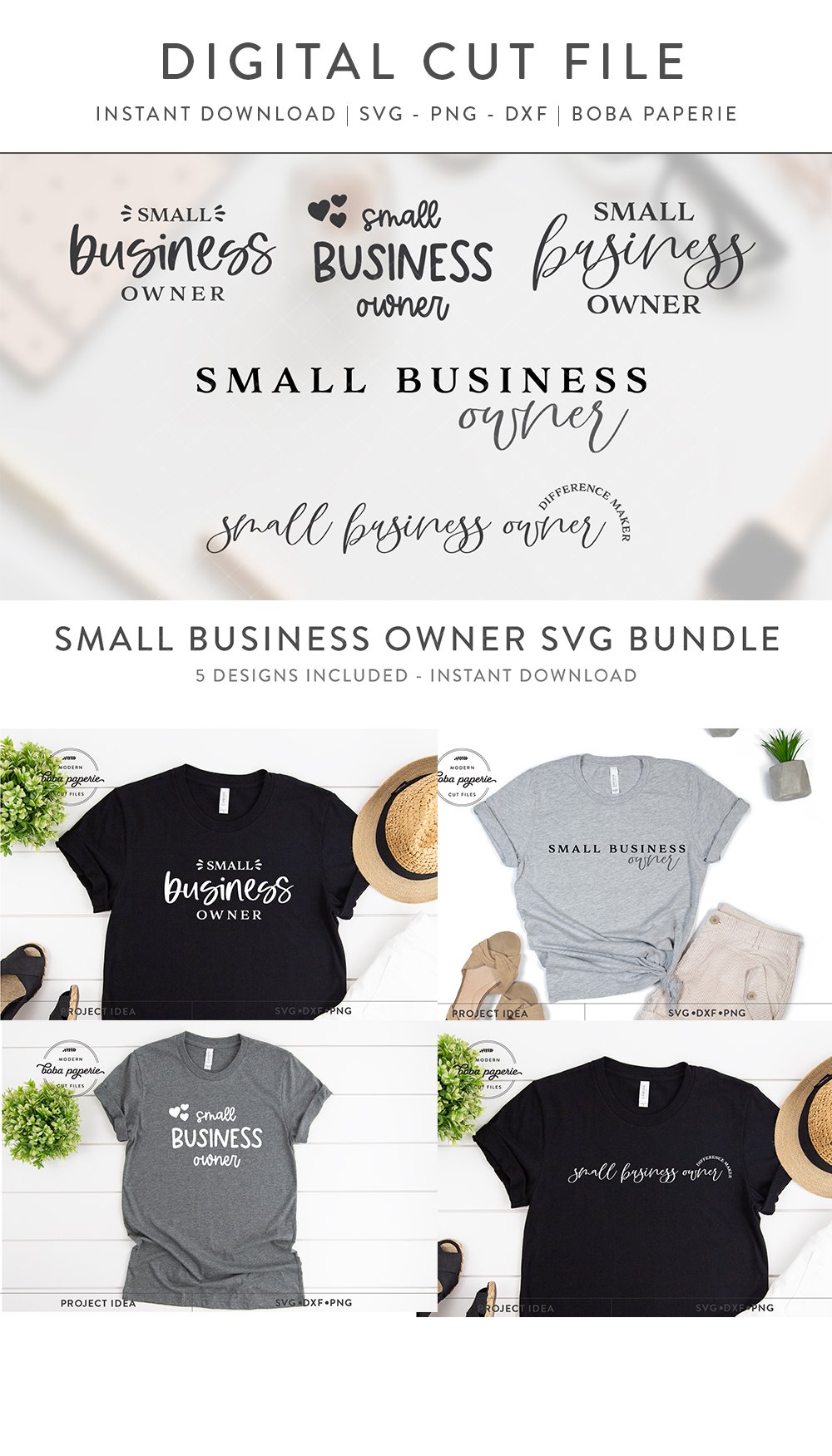 Small Business owner svg | Entrepreneur shirt cut file