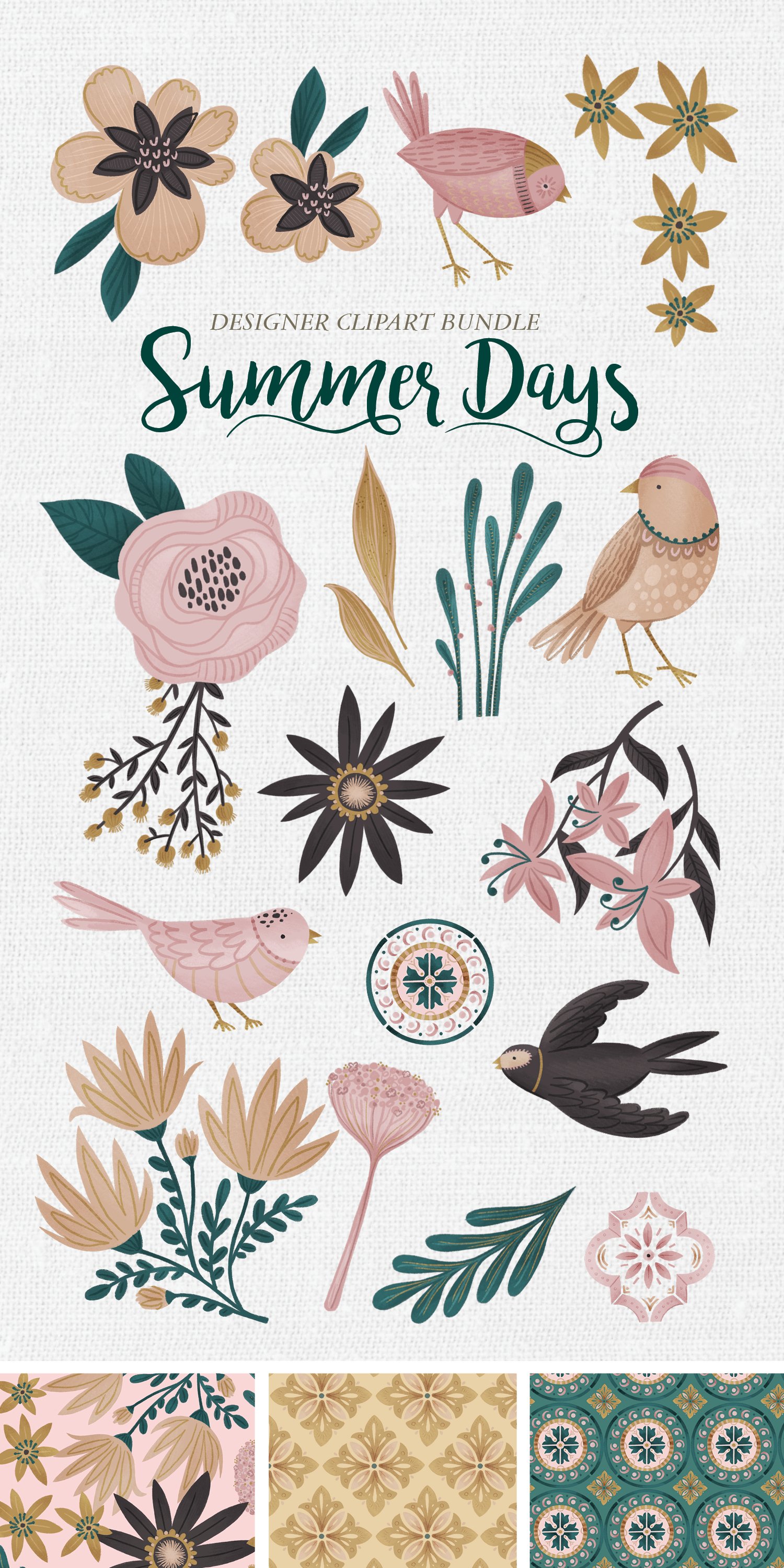 SUMMER DAYS Digital Paper