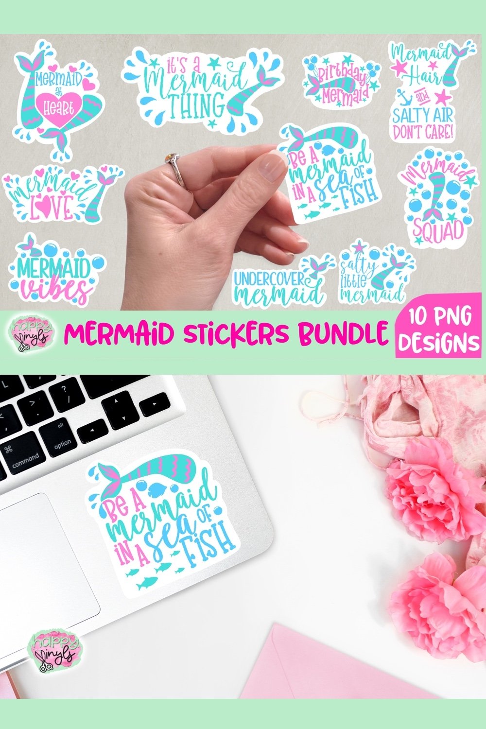 Mermaid Stickers - A Sticker Bundle