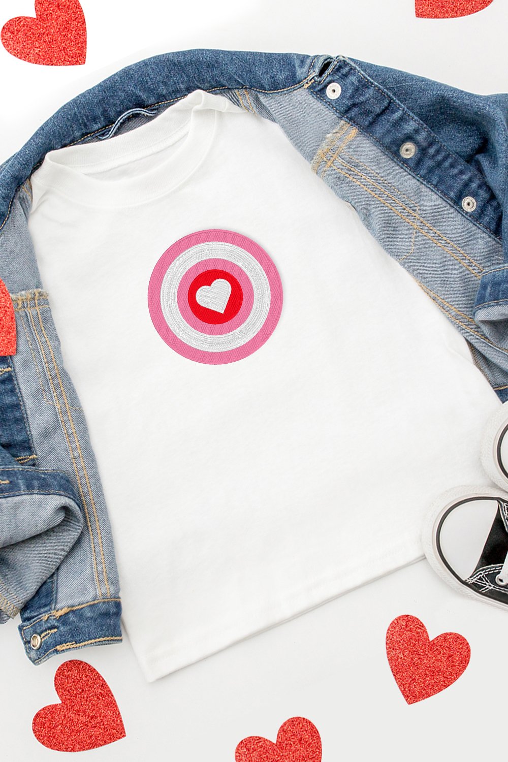 Love Target Mini Fill Embroidery Design