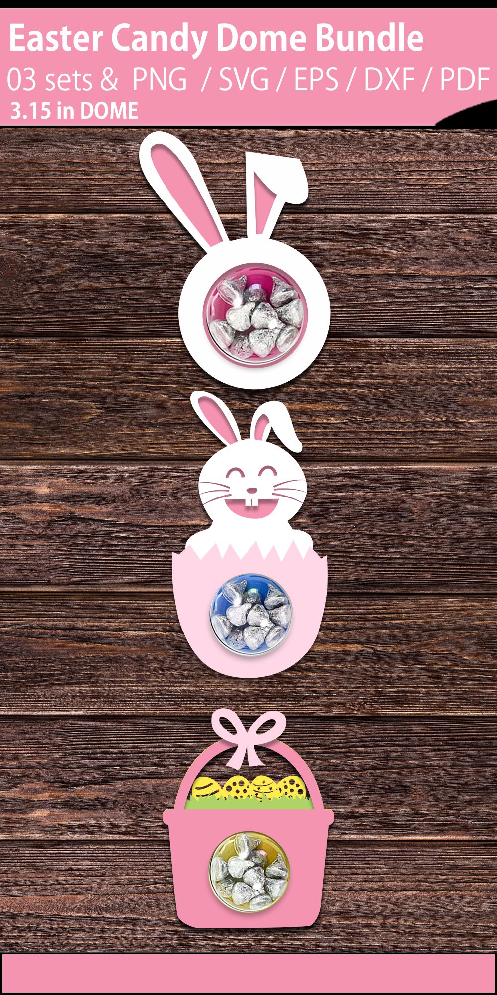 Easter candy dome svg bundle (2479062)