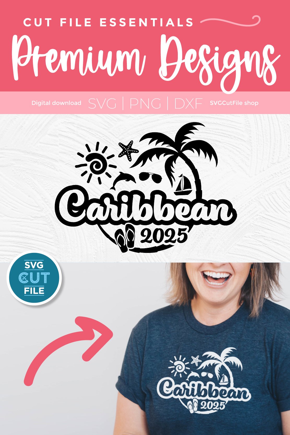 2025 Caribbean svg - Great for a Caribbean Vacation or Trip