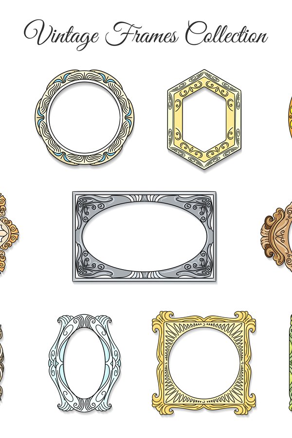 Vintage classic frames